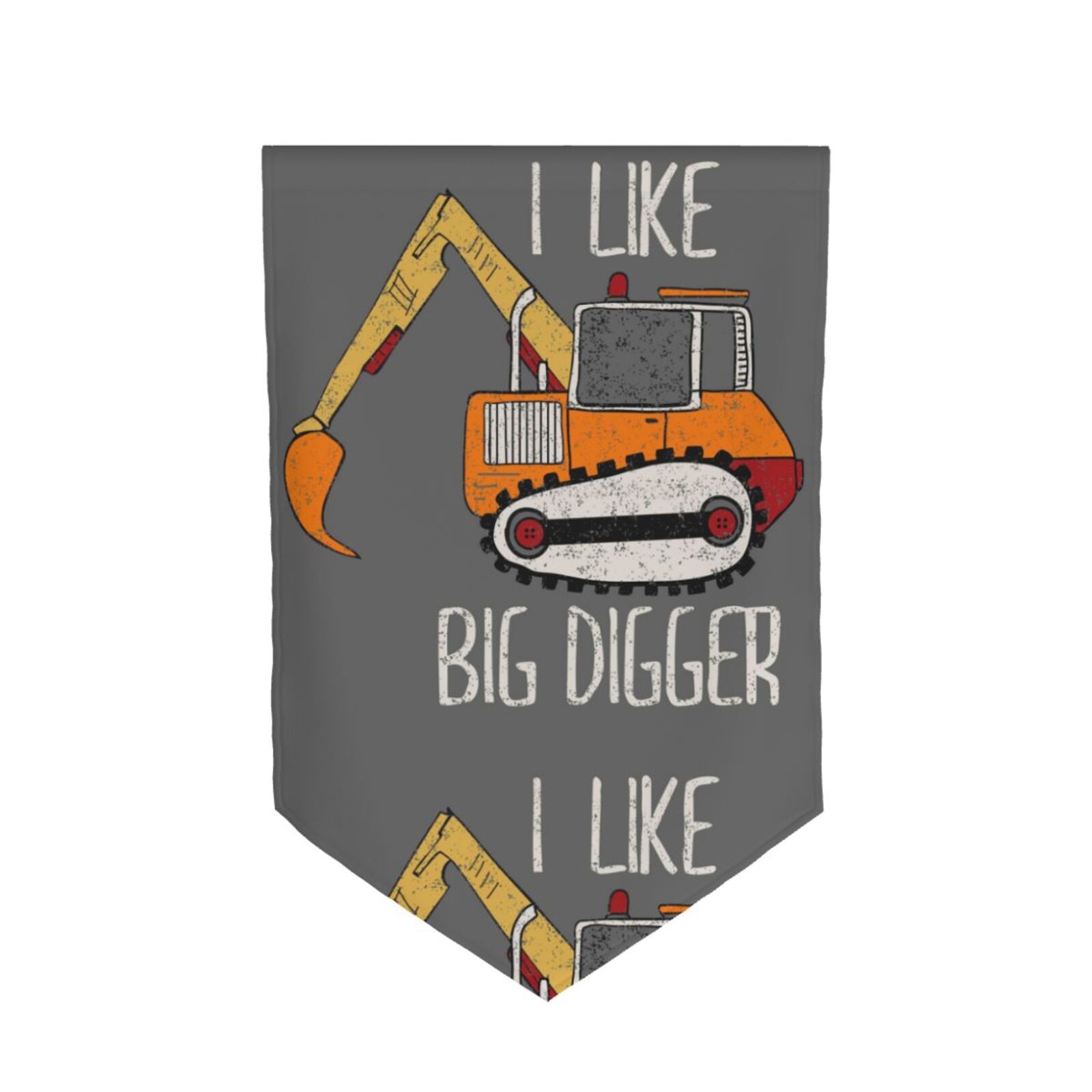Sigee I Like Big Digger Printed Flag12.5 * 18in Outdoor Yard Flags For ...
