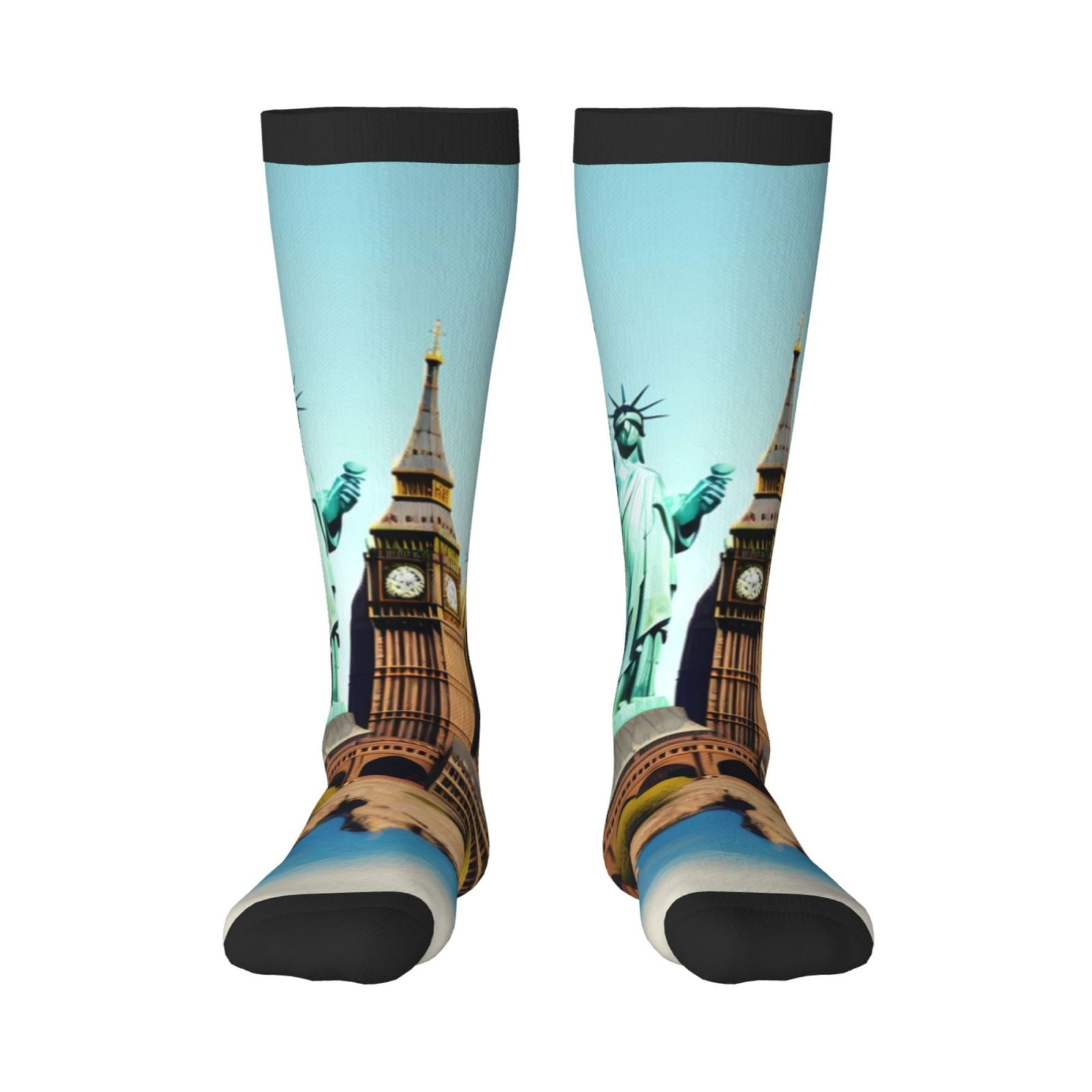 Sigee Iconic Global Landmarks for Socks for Men Women Socks Stocking ...