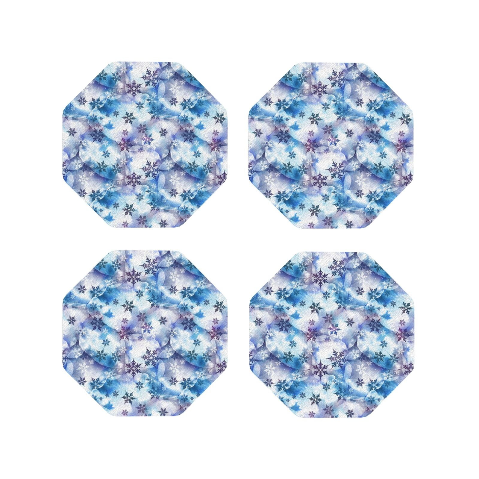Sigee Icy Blue Snowflakes for Water-Resistant, Heat-Resistant, Non-Slip ...