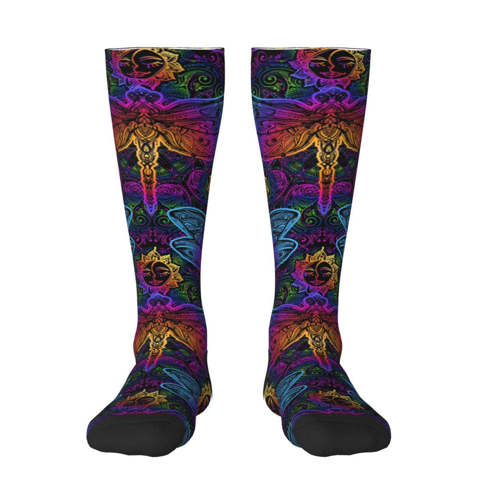 Sigee Indian Mandalas Dragonfly for Socks for Men Women Gifts for Him Boyfriend Teenage Boys ...