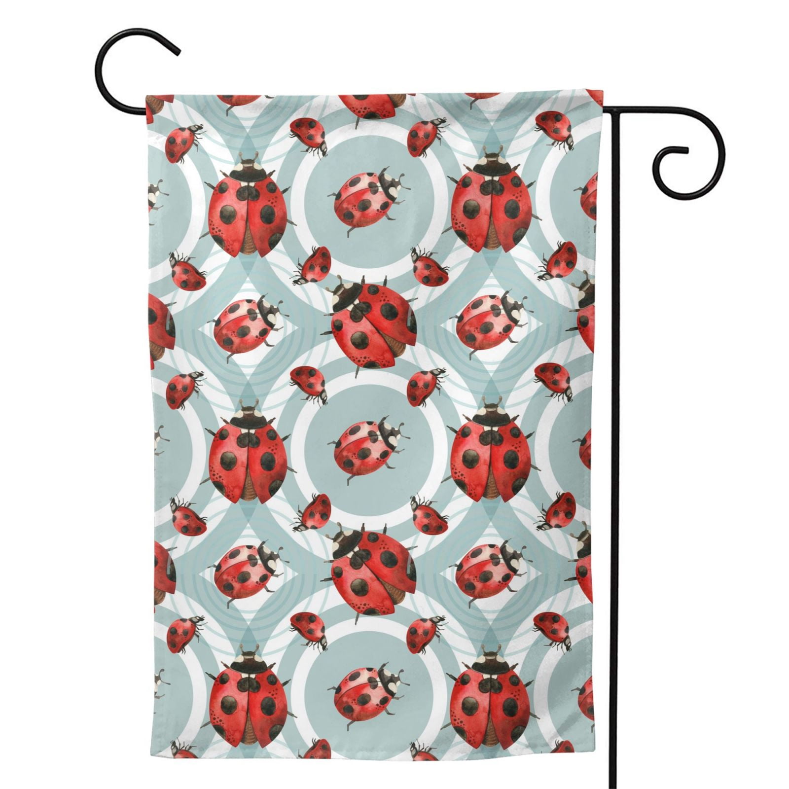 Sigee Insects for Live Happy Decorative Small Garden Flag,Double Sided ...