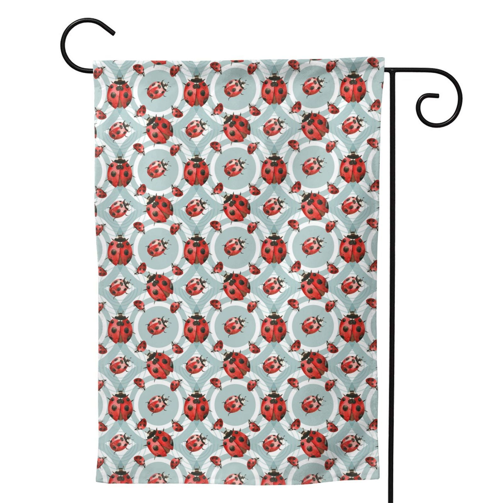 Sigee Insects for Live Happy Decorative Small Garden Flag,Double Sided ...