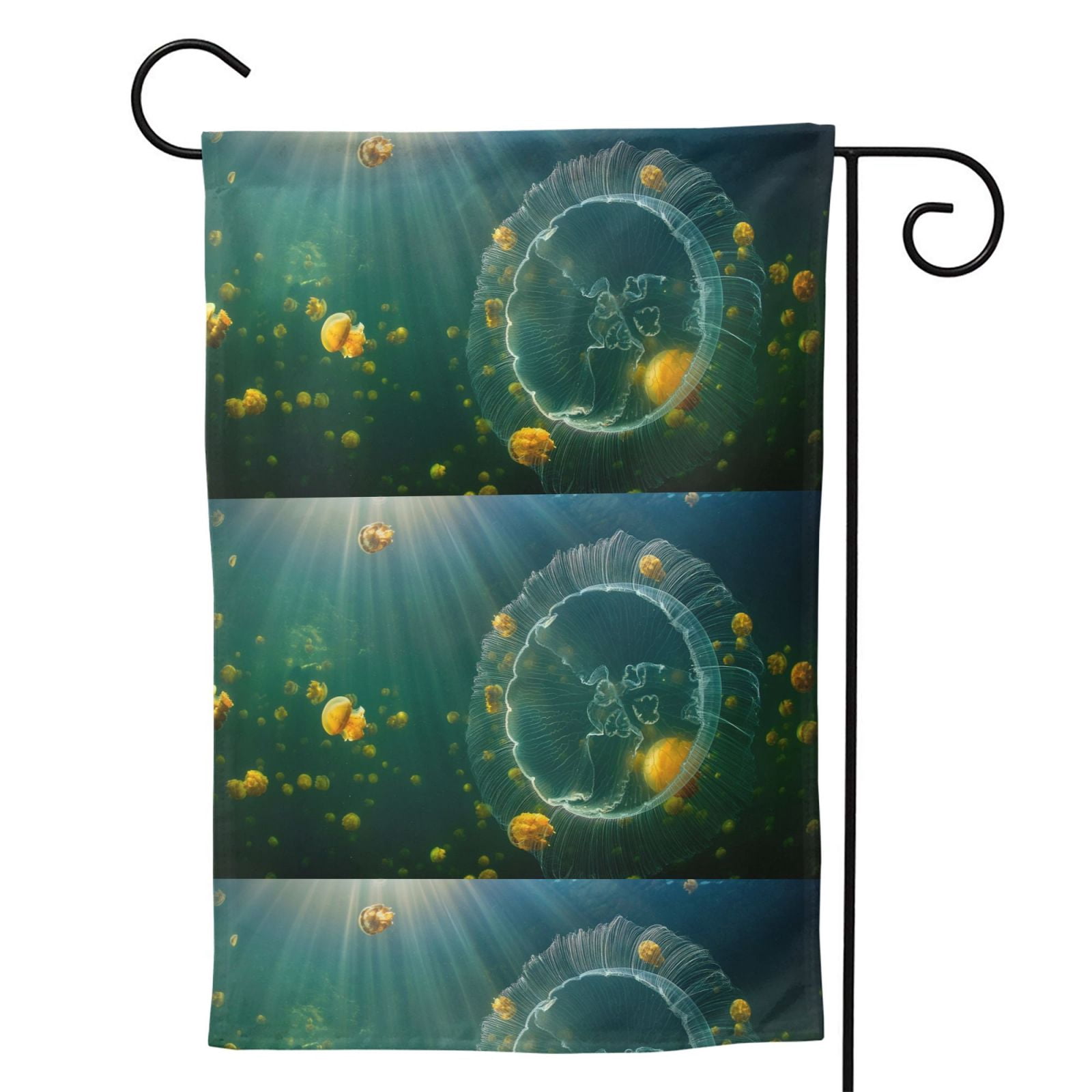 Sigee Jelly Fish for Live Happy Decorative Small Garden Flag,Double ...