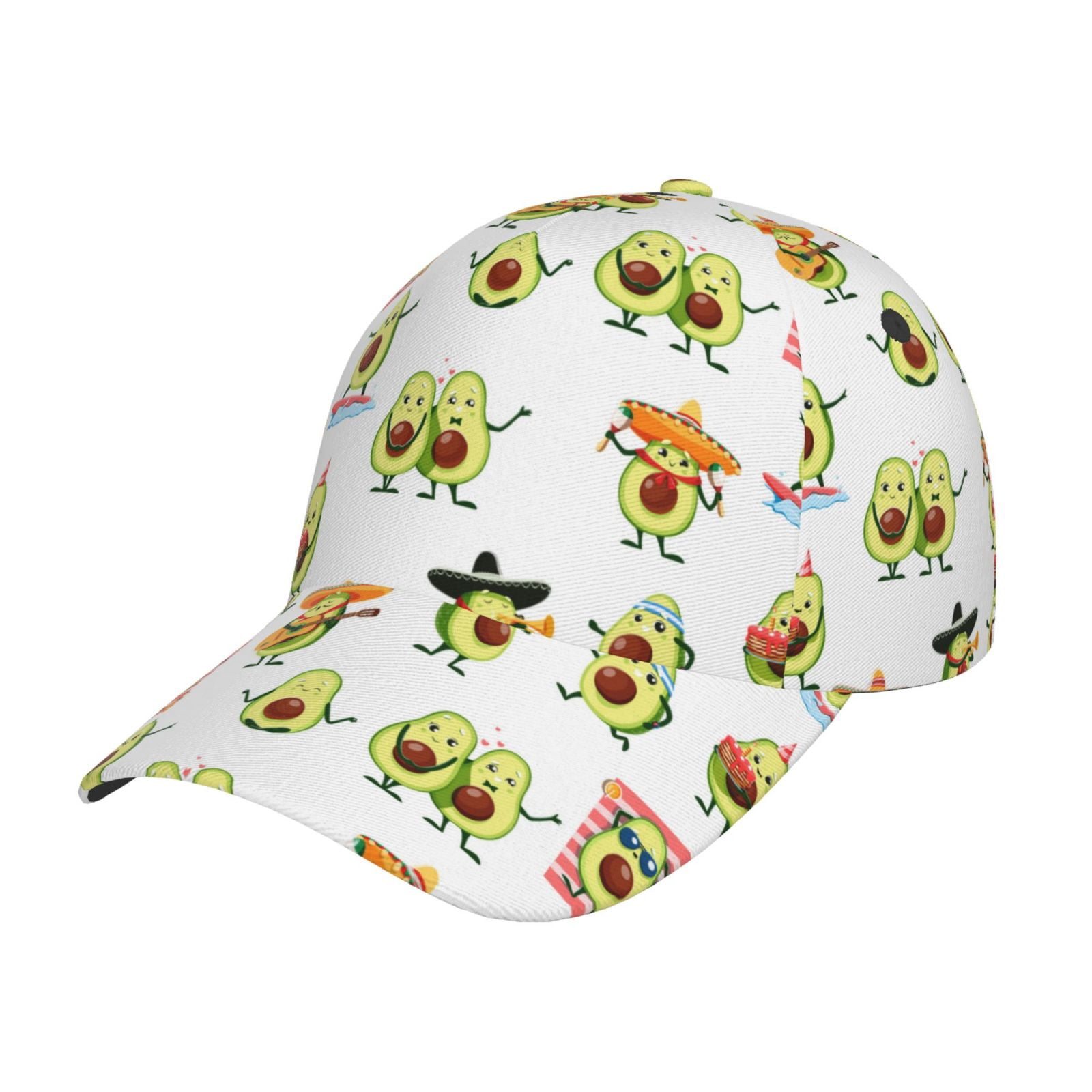 Sigee Kawaii Mexican Avocado for Fashionable curved brim baseball cap ...
