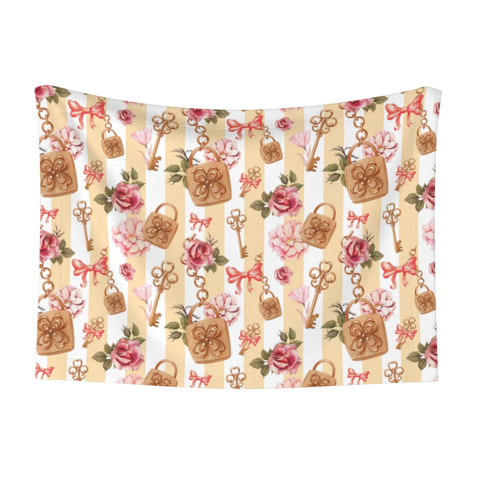 Sigee Key Lock And Flowers for Pet Blanket for Dog Cat Puppy Blanket ...