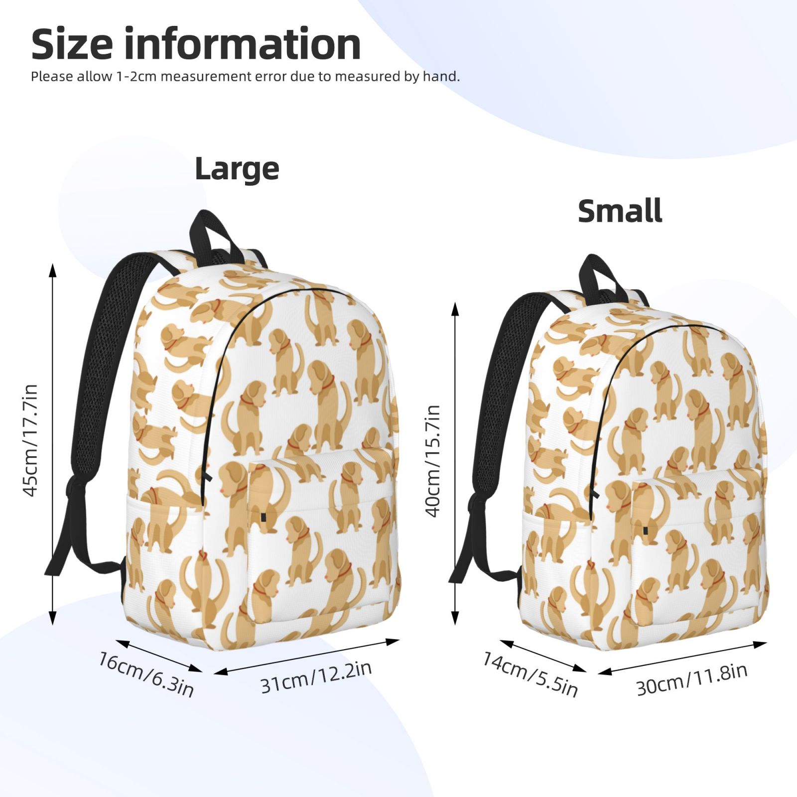 Sigee Labrador Retriever Dog for Canvas Large Capacity Laptop Backpack ...