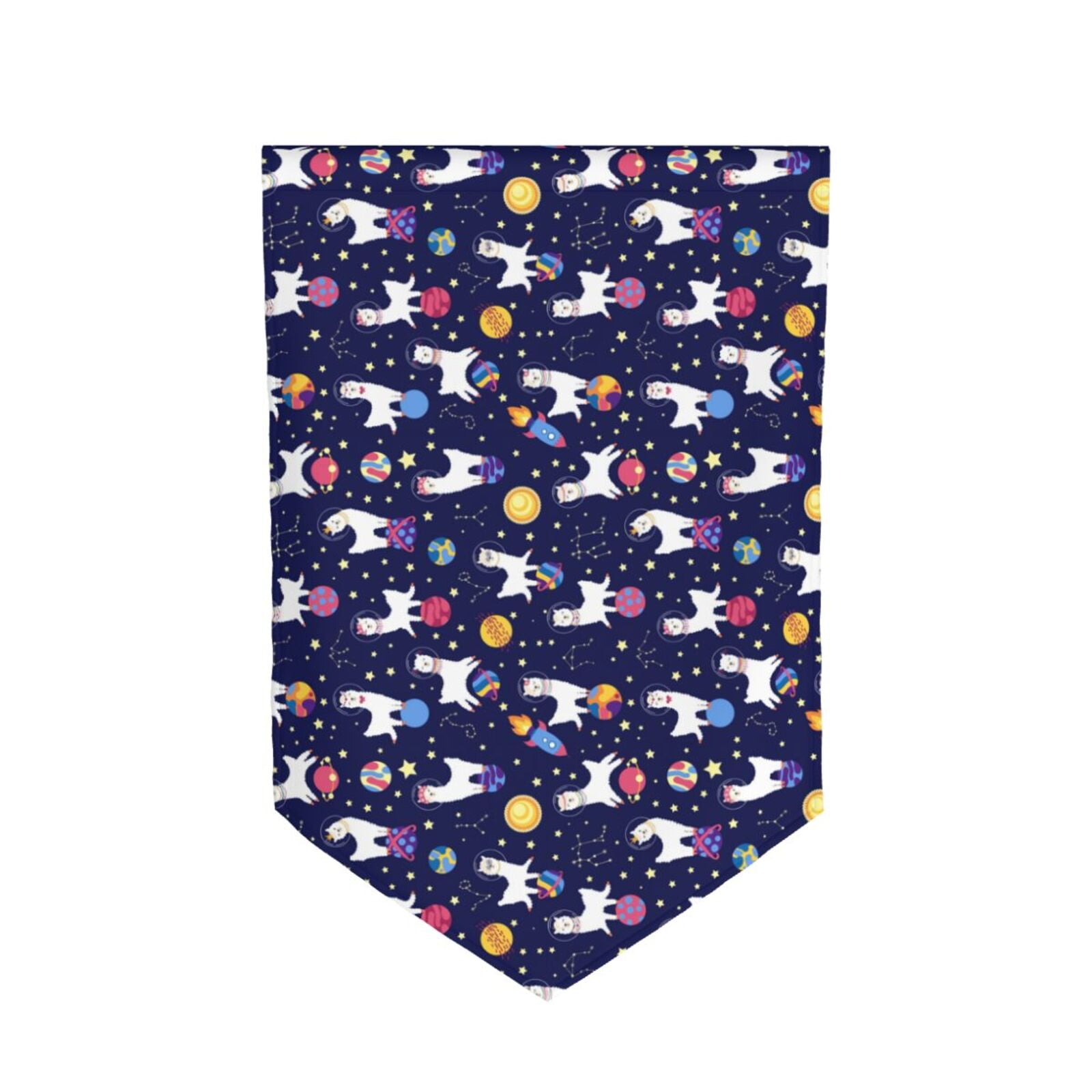 Sigee Lama in Space Printed Flag12.5 * 18in Outdoor Yard Flags For ...