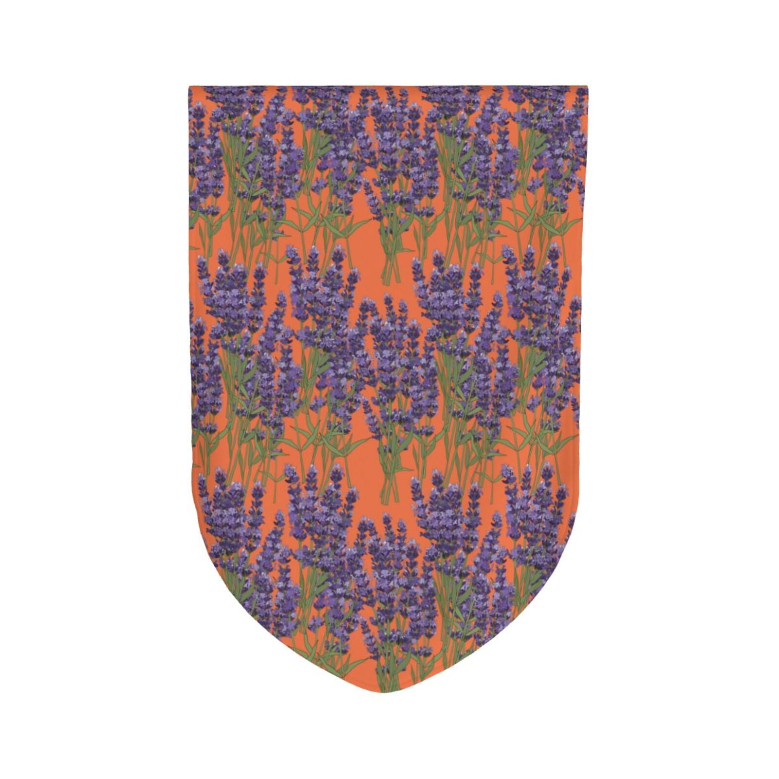 Sigee Lavender Flowers Printed Flag12.5 * 18in Outdoor Yard Flags For ...