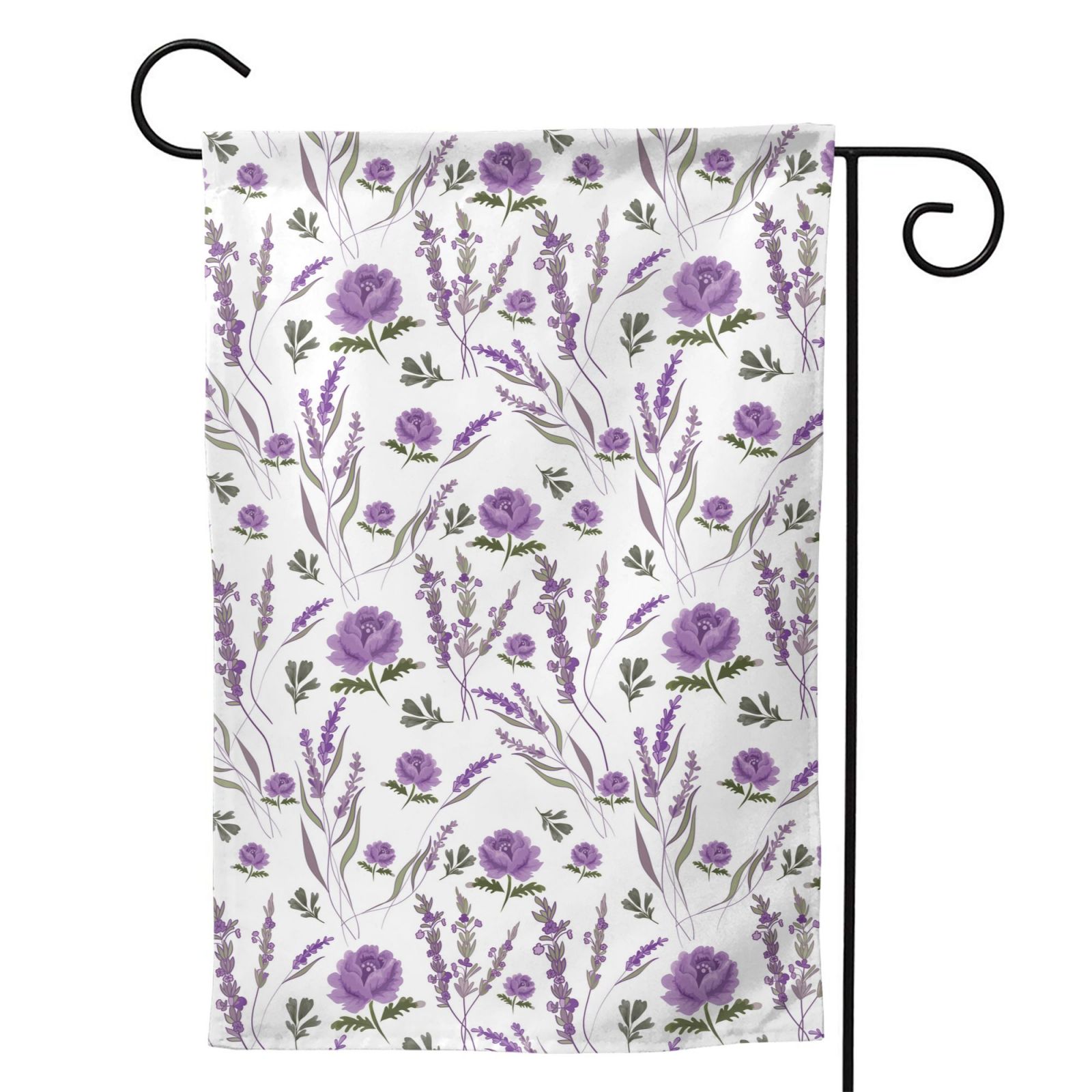 Sigee Lavender Flowers for Live Happy Decorative Small Garden Flag ...