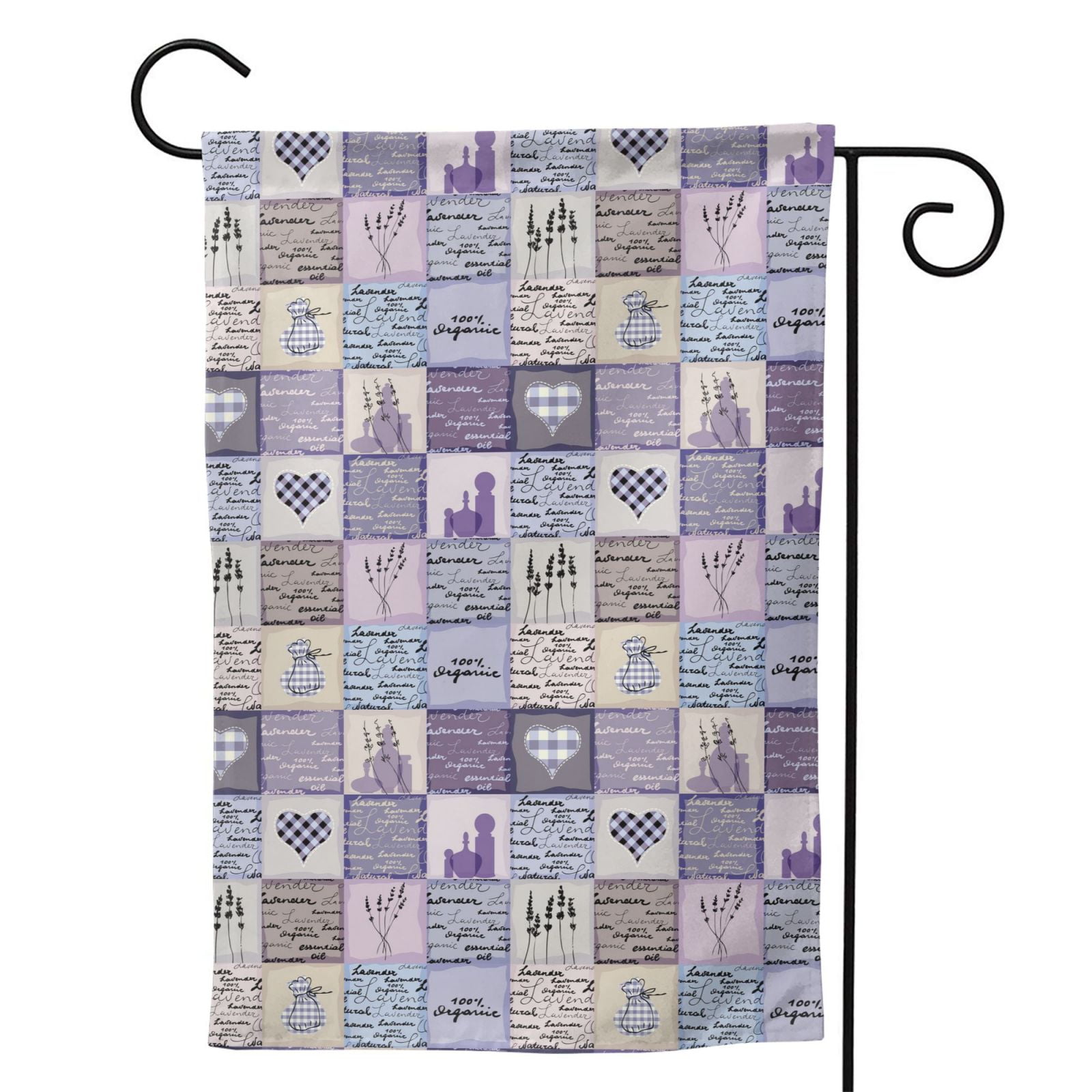Sigee Lavender Flowers for Live Happy Decorative Small Garden Flag ...