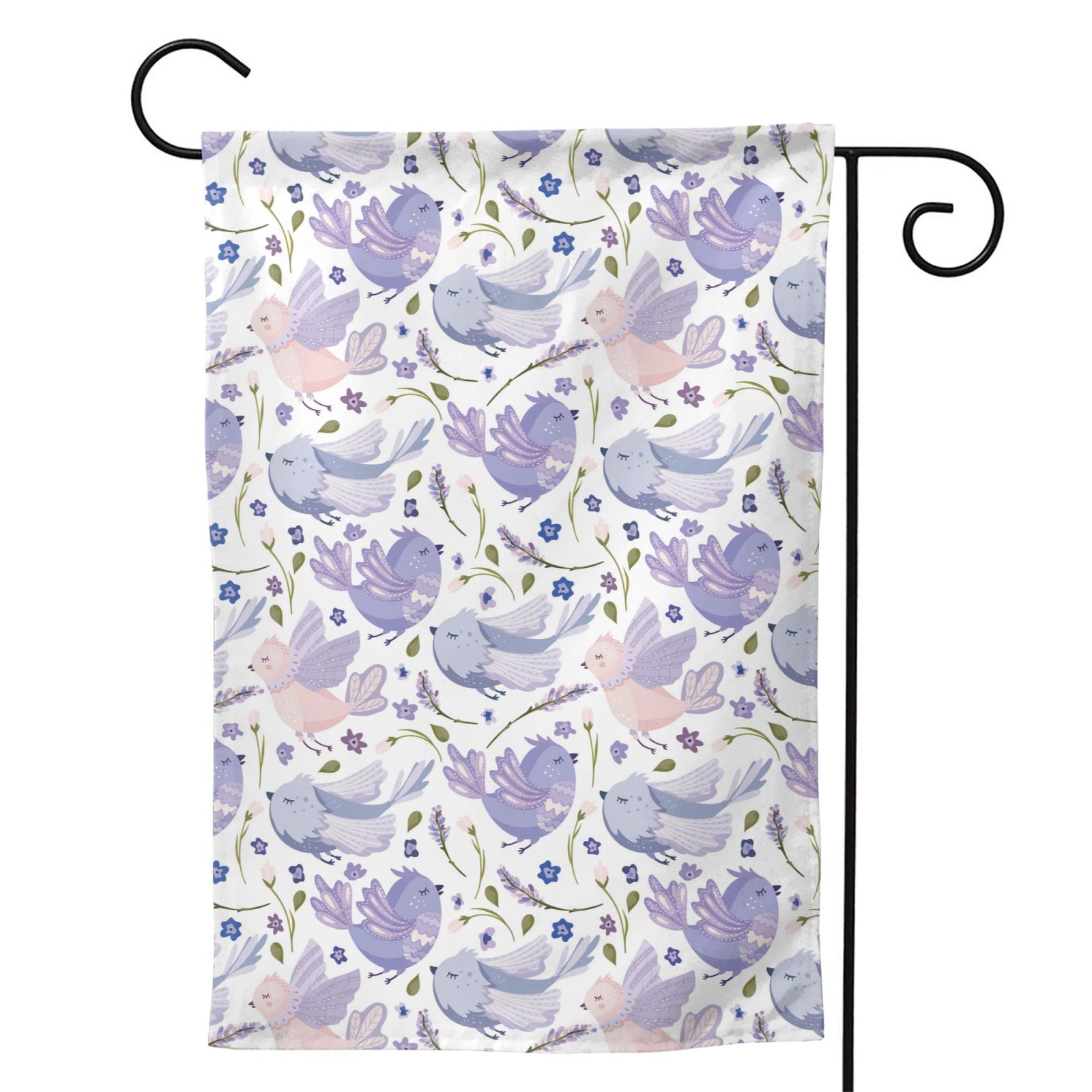 Sigee Lavender Flowers for Live Happy Decorative Small Garden Flag ...