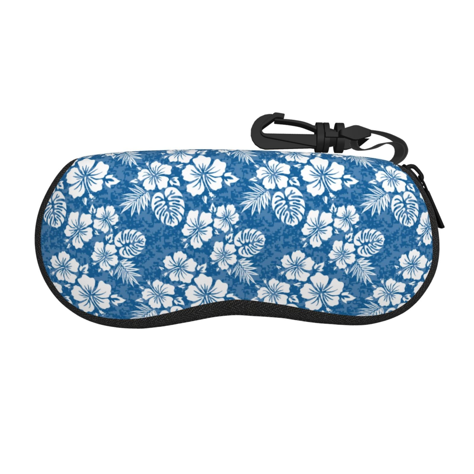 Sigee Leaves And Flowers For Soft Eyeglass Cases For Women And Men Zipper Portable Spectacle