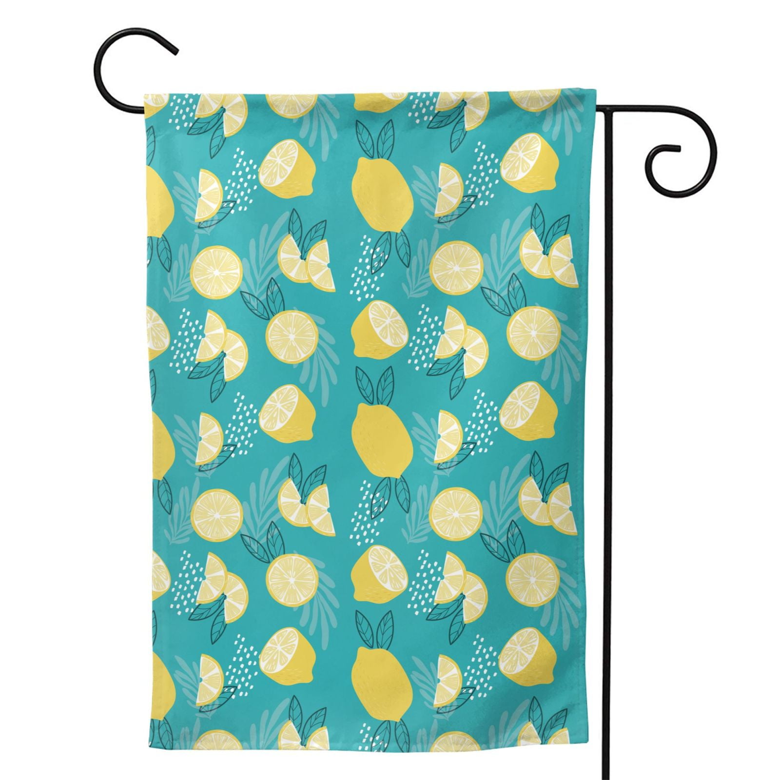 Sigee Lemon Blue for Live Happy Decorative Small Garden Flag,Double ...