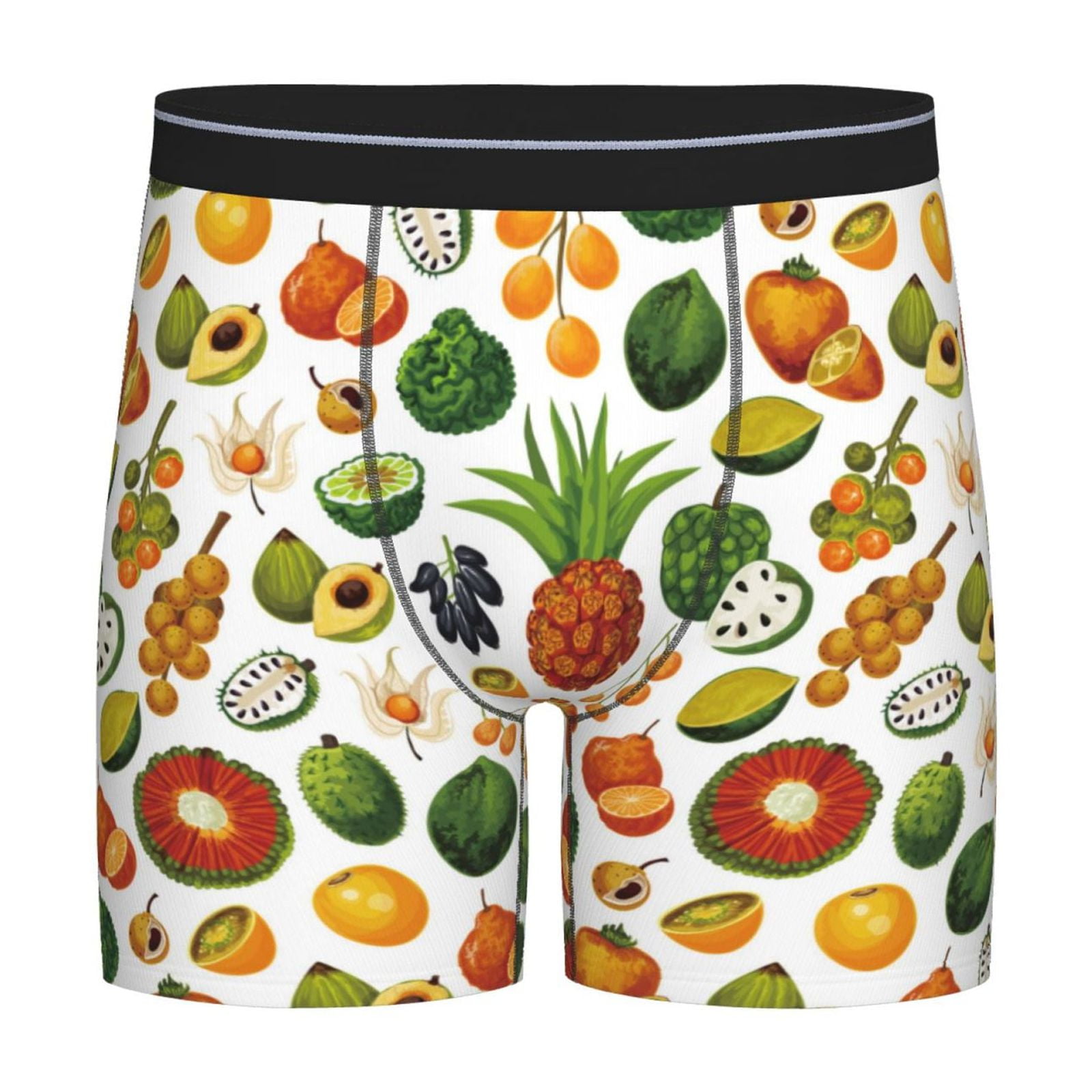 Sigee Lemon Fruits Vegetables for Men's Boxer Briefs,Moisture Wicking ...