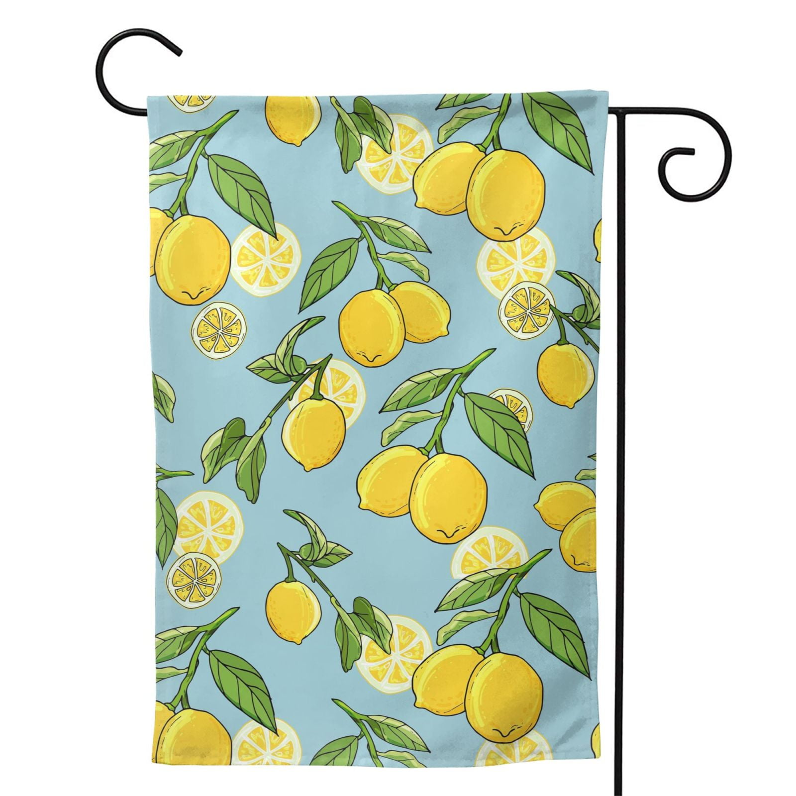 Sigee Lemon for Live Happy Decorative Small Garden Flag,Double Sided ...