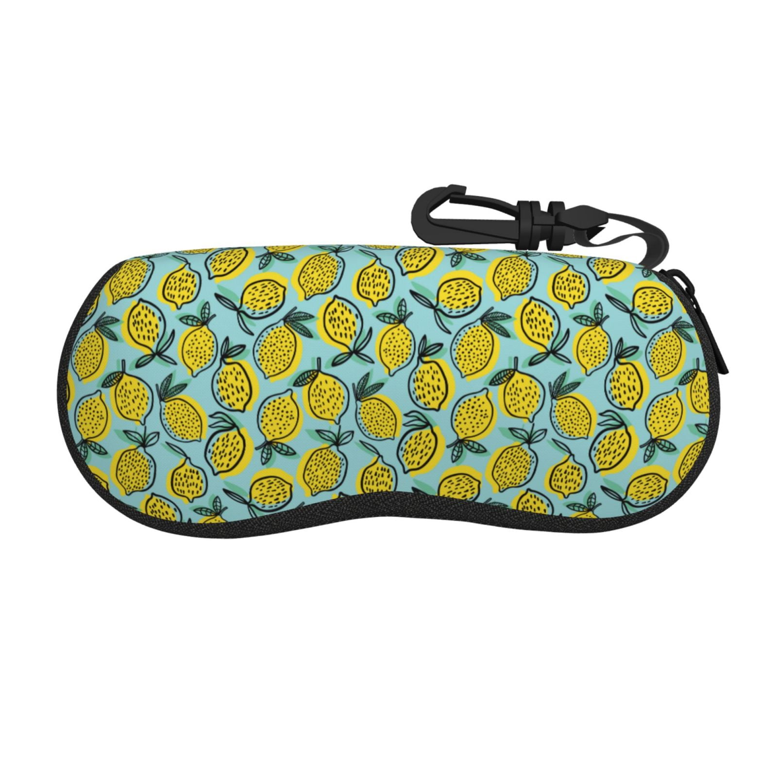 Sigee Lemon for Soft Eyeglass Cases for Women and Men Zipper Portable ...