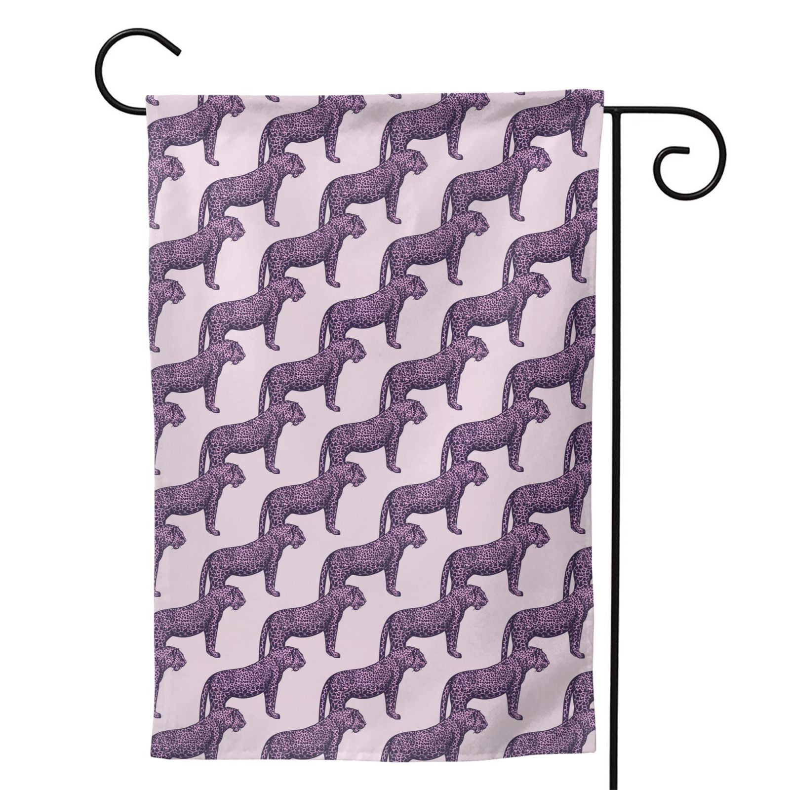 Sigee Leopard Print for Live Happy Decorative Small Garden Flag,Double ...