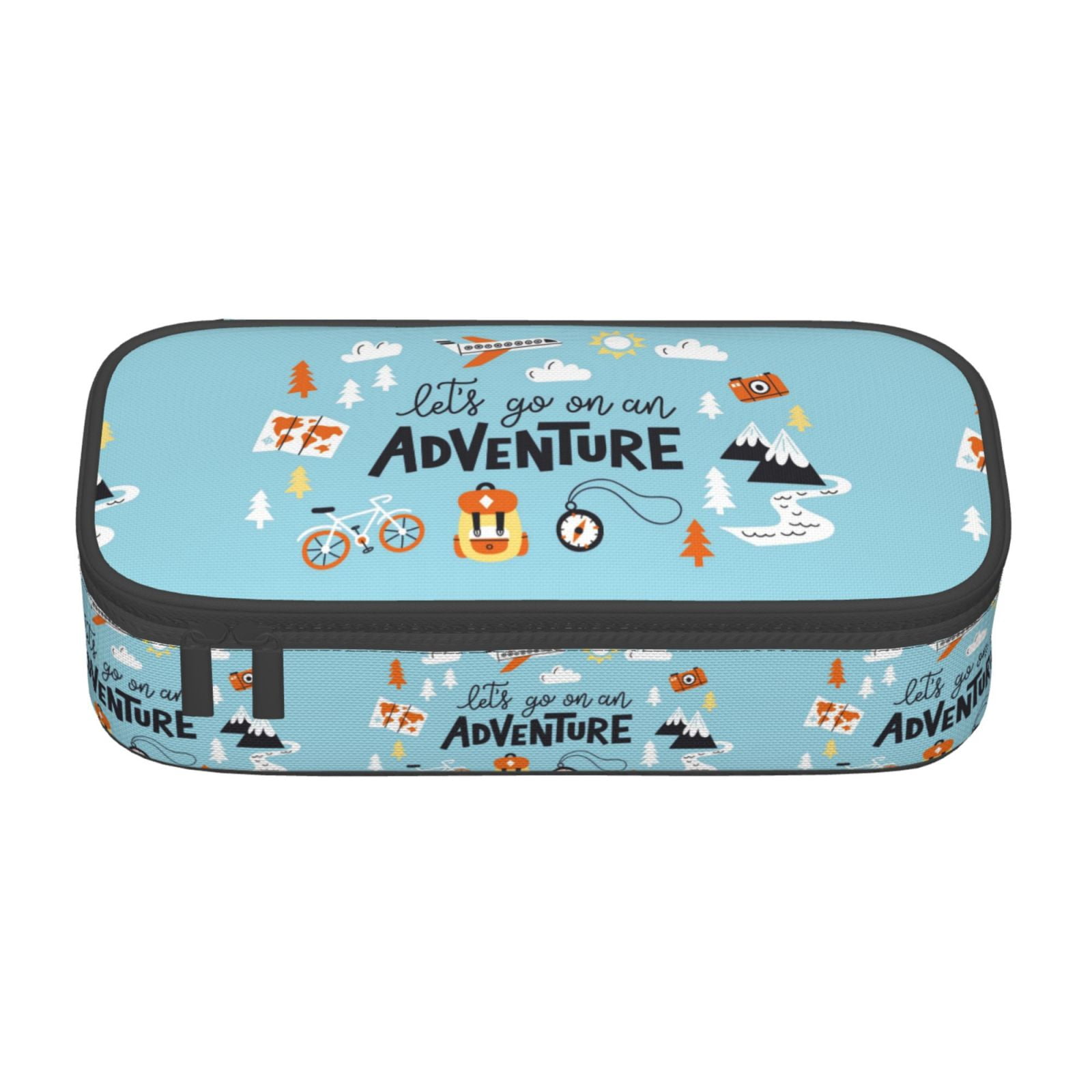 Sigee Let's Go on an Adventure for Large Capacity Pencil Case, Pencil ...