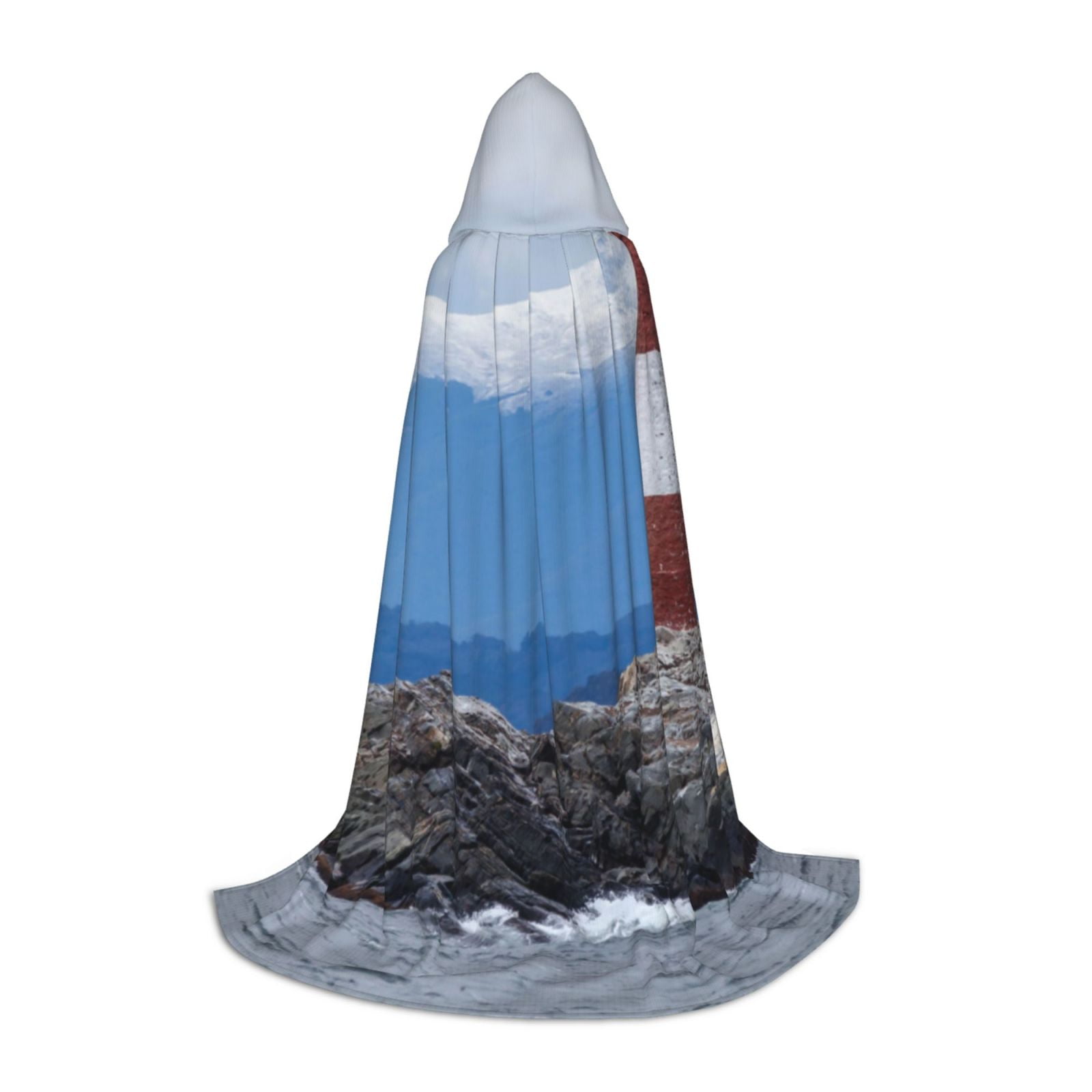 Sigee Lighthouse On The Waters for Hooded Cape For Teenagers Hood ...