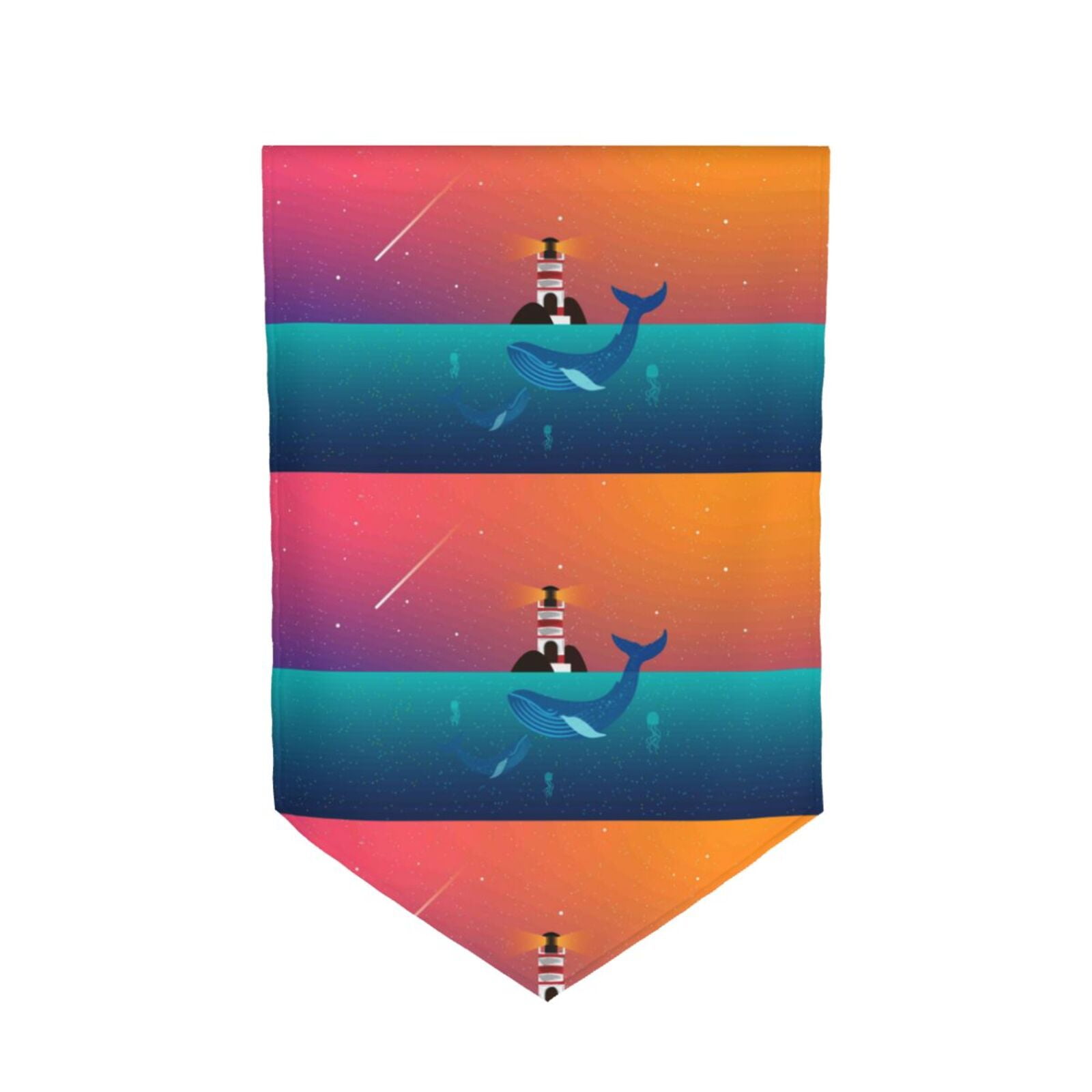 Sigee Lighthouse and Whale Printed Flag12.5 * 18in Outdoor Yard Flags ...