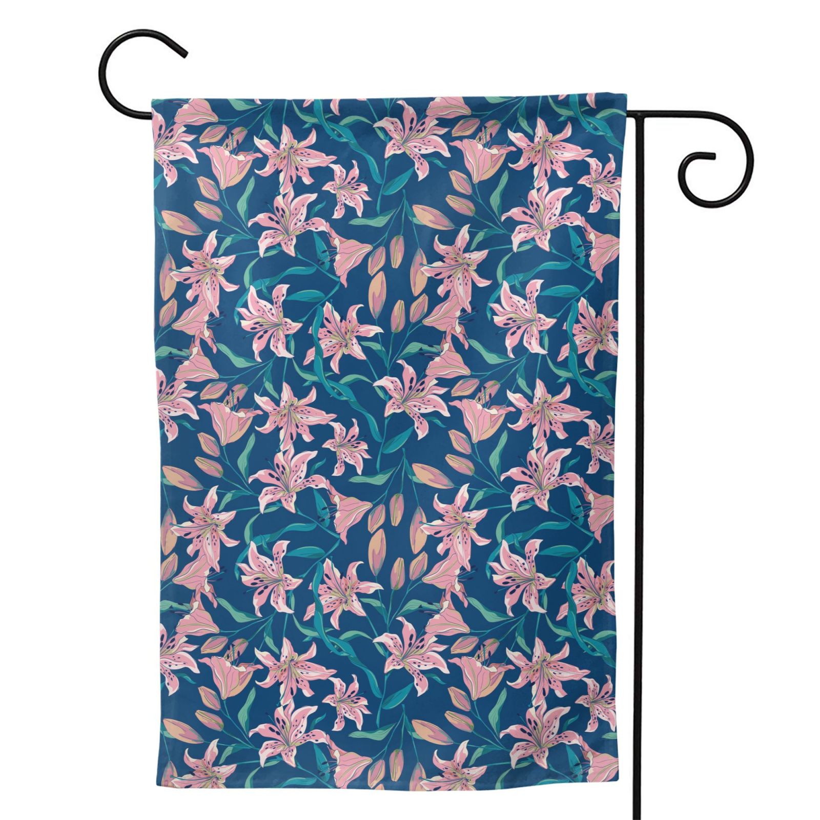 Sigee Lilies Flowers for Live Happy Decorative Small Garden Flag,Double ...