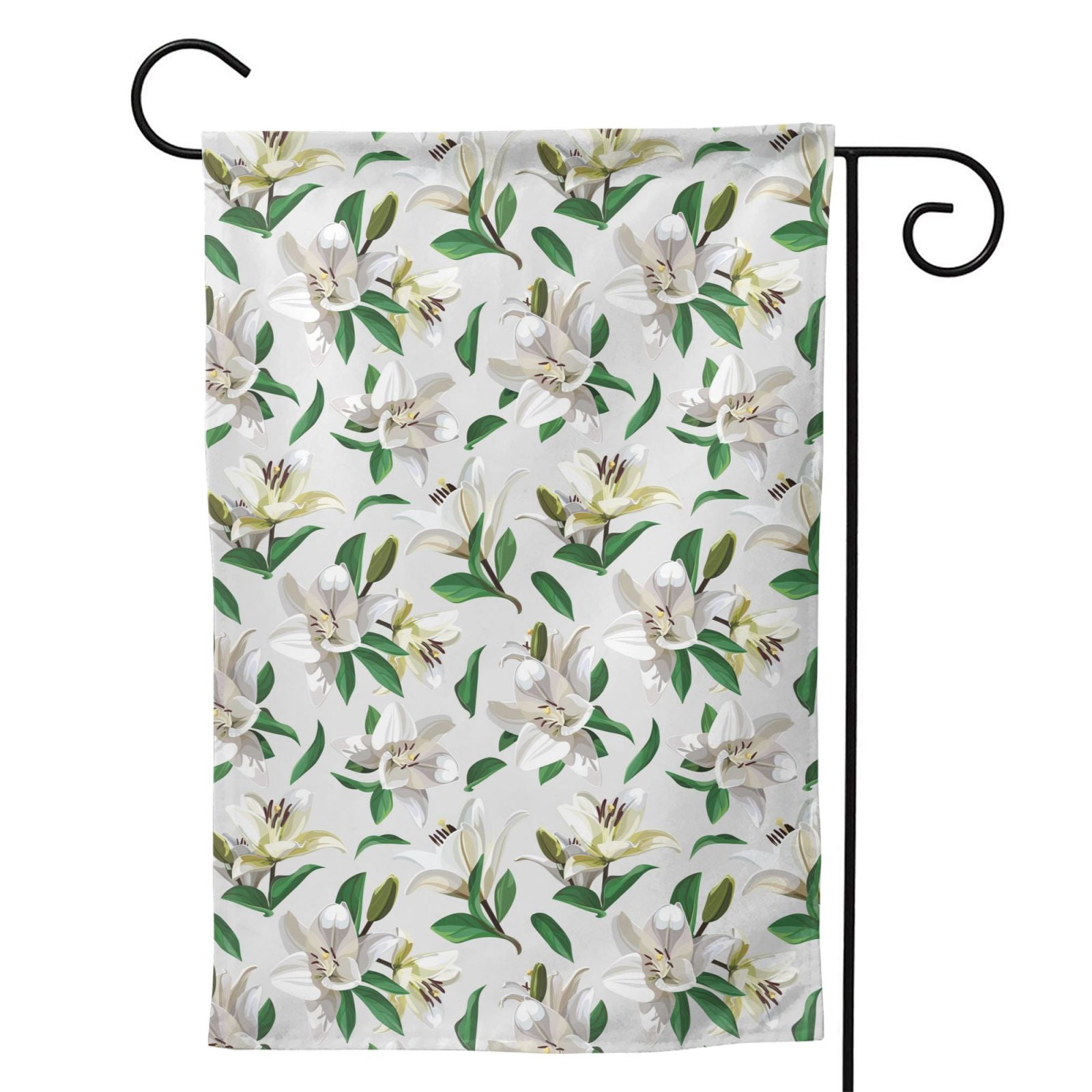 Sigee Lilies Flowers for Live Happy Decorative Small Garden Flag,Double ...