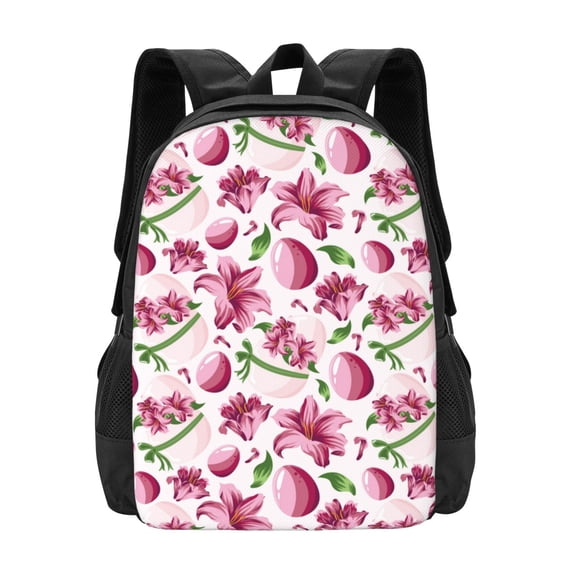 Sigee Lilies Flowers for Simple large capacity backpack Travel Laptop ...