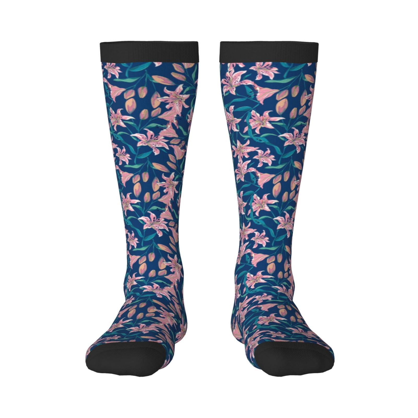 Sigee Lilies Flowers for Socks for Men Women Gifts for Him Boyfriend ...