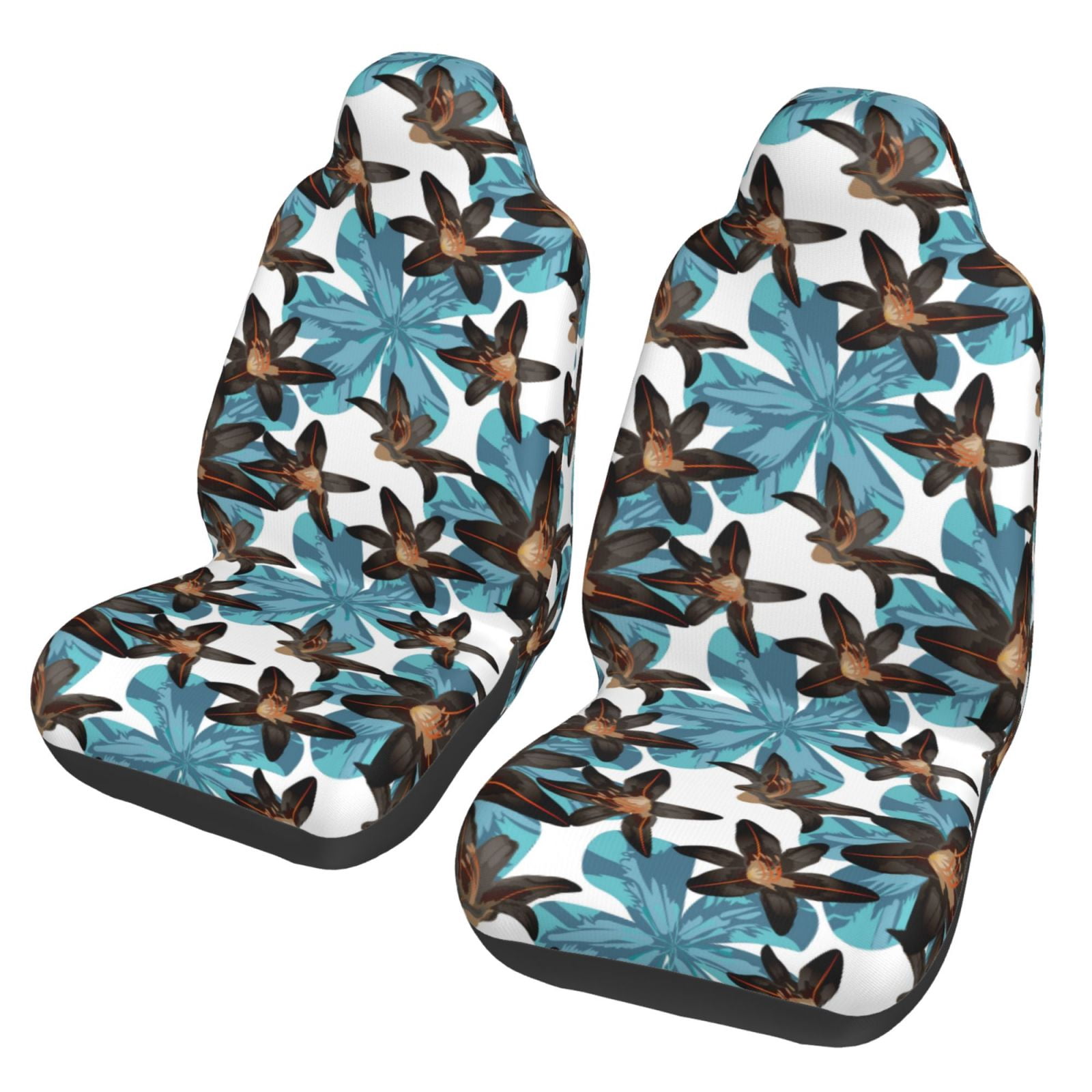 Sigee Lilies Flowers for Universal Car Seat Covers, Premium Car Seat ...
