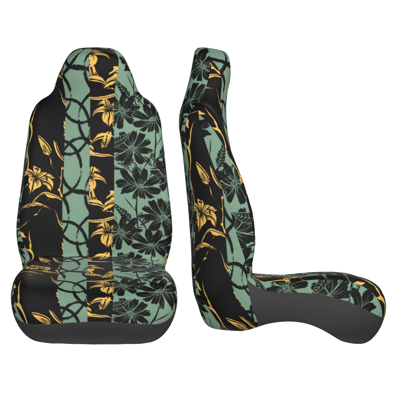 Sigee Lilies Flowers for Universal Car Seat Covers, Premium Car Seat ...