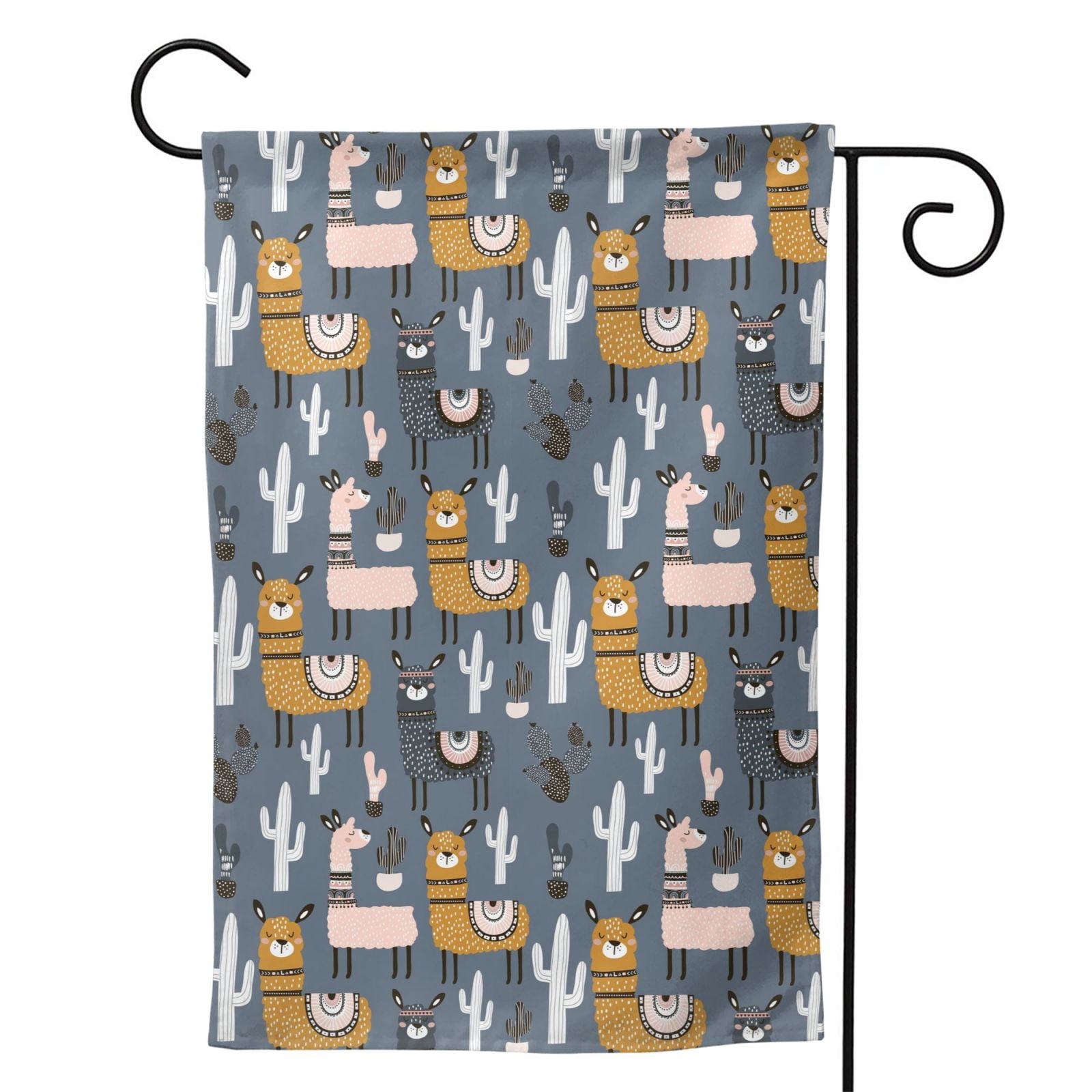 Sigee Llama and Cactus for Live Happy Decorative Small Garden Flag ...