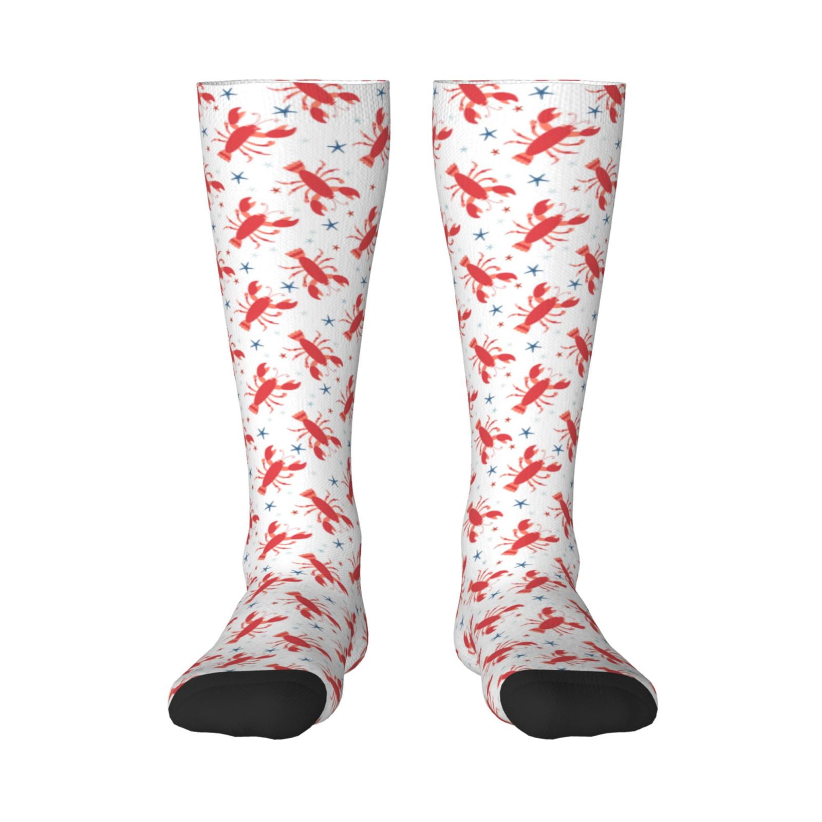 Sigee Lobsters And Sea Stars for Socks for Men Women Socks Stocking ...
