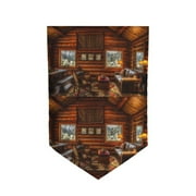 Log Cabin Flag