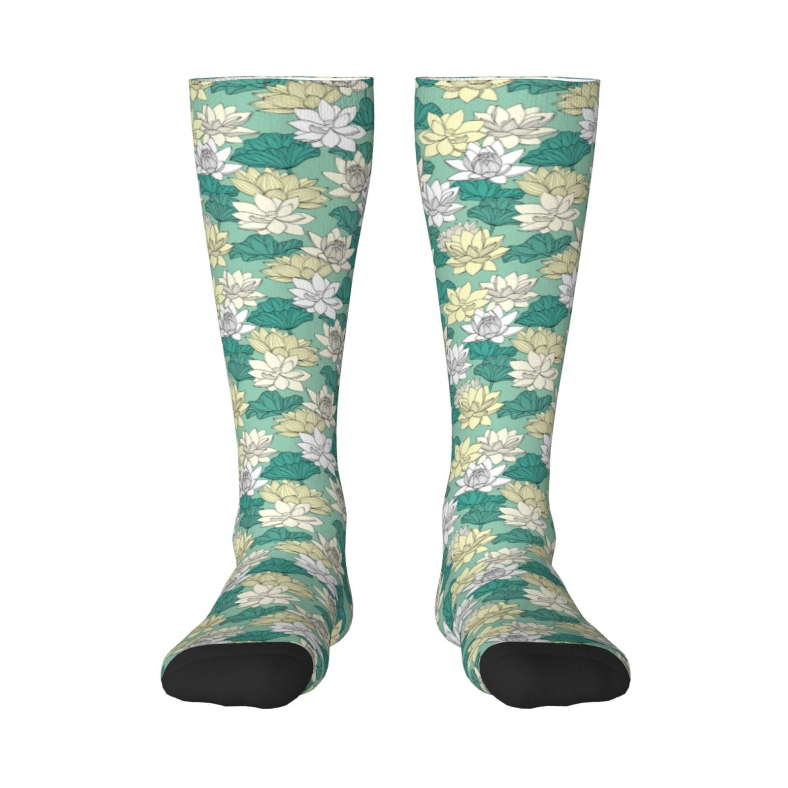 Sigee Lotus Flower1 for Socks for Men Women Socks Stocking Compression ...