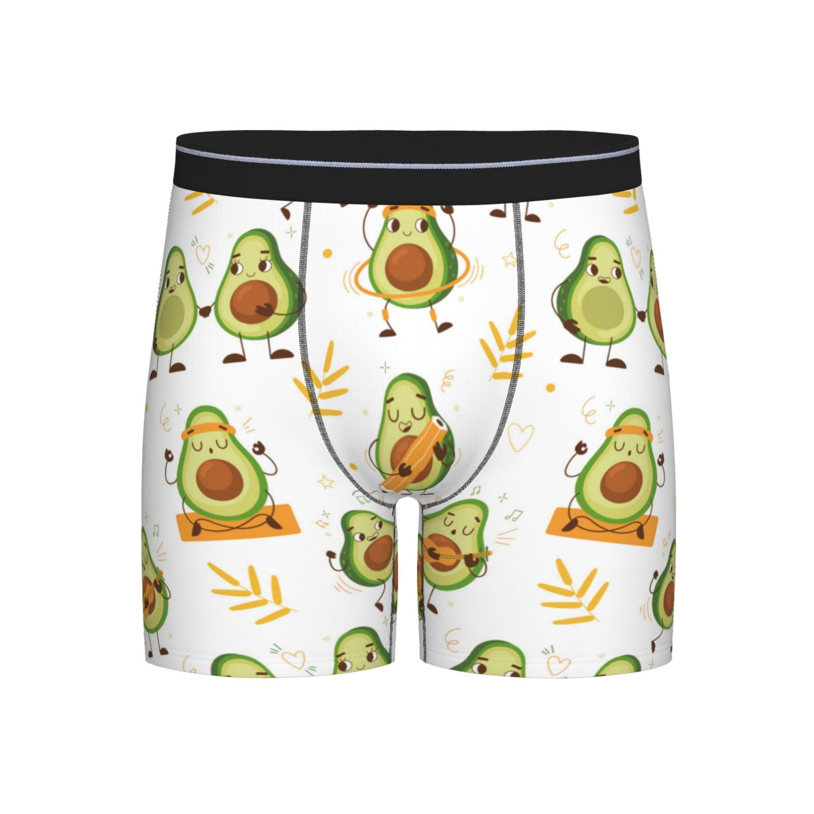 Sigee Lovely Avocado for Men's Boxer Briefs,Moisture Wicking and ...