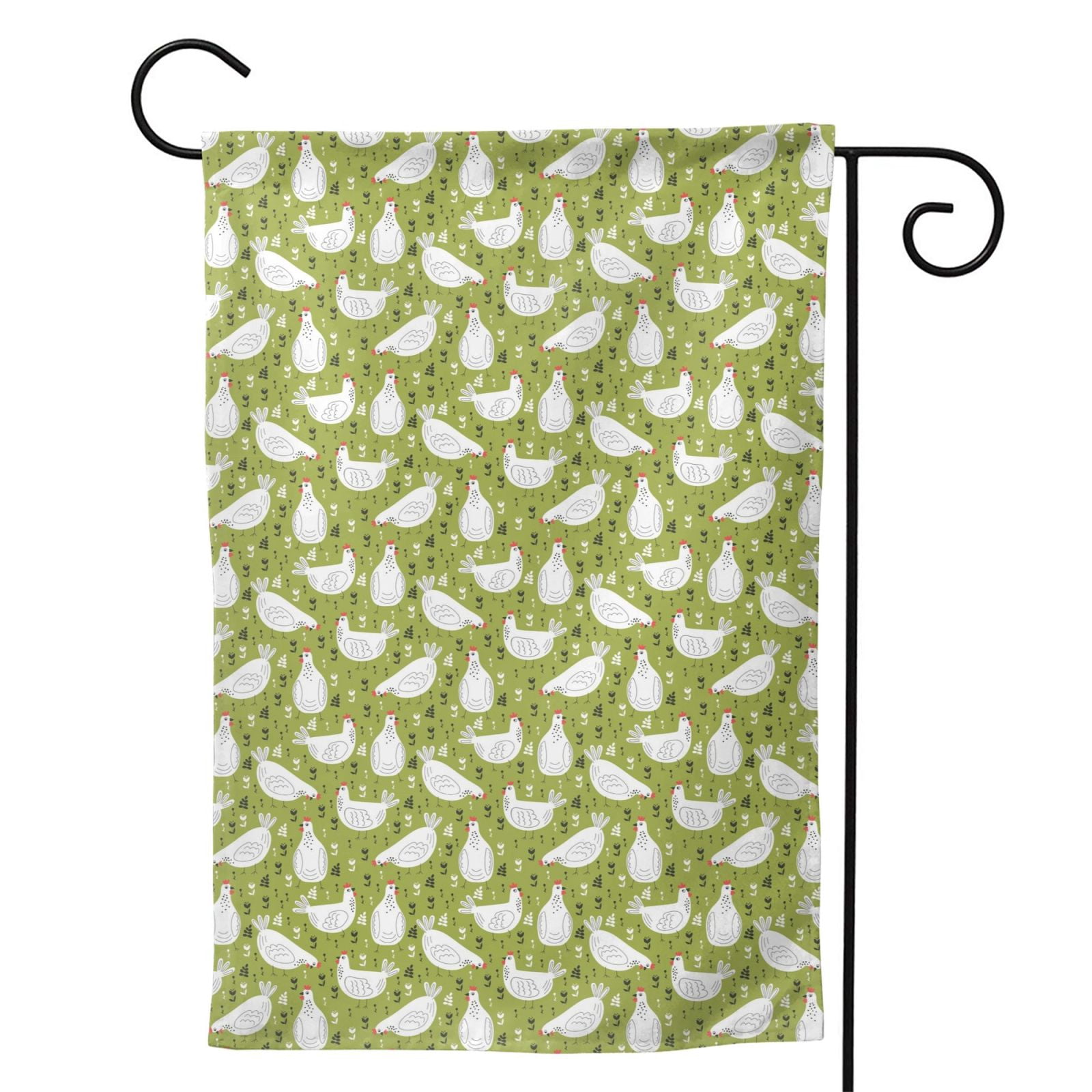 Sigee Lovely Chickens for Live Happy Decorative Small Garden Flag ...