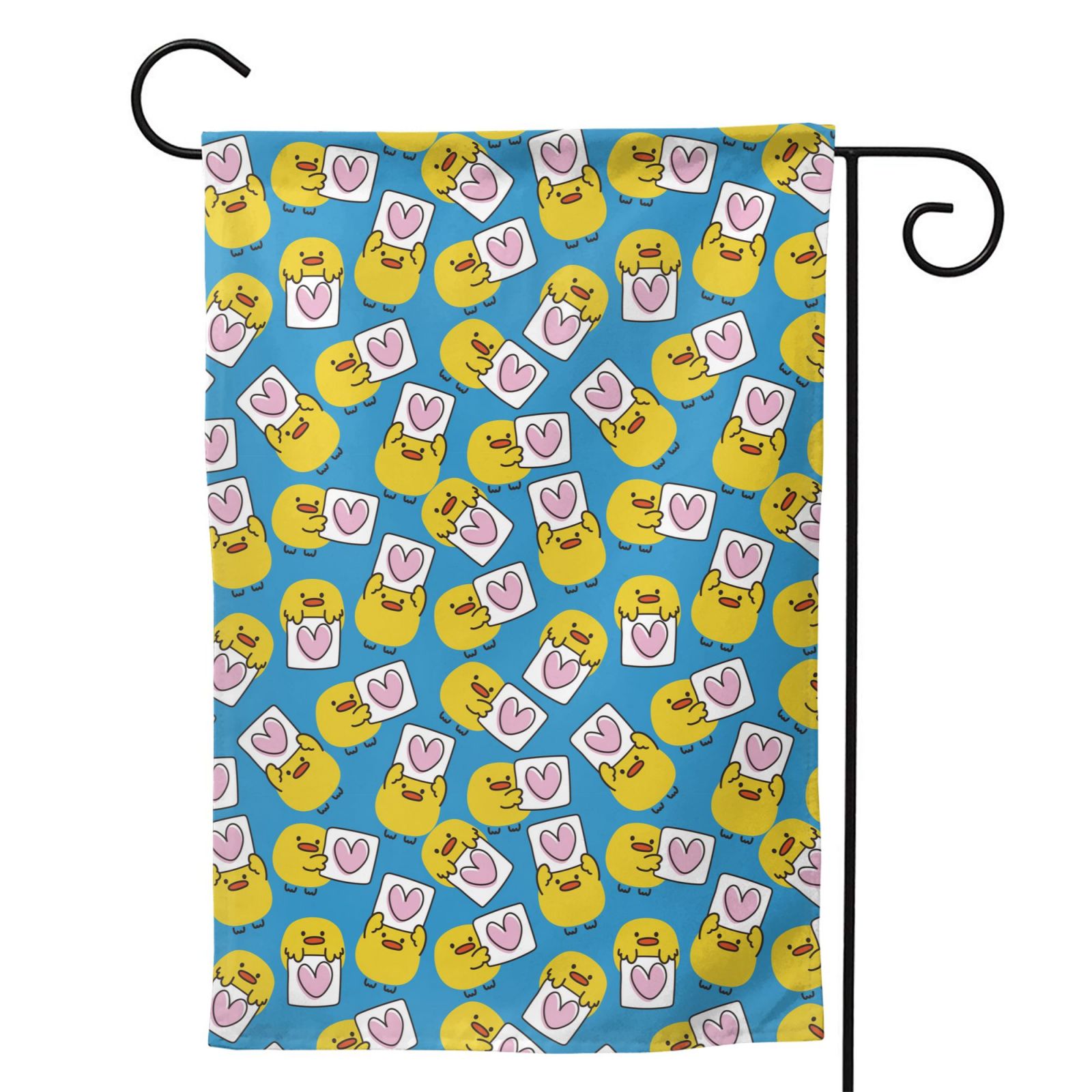 Sigee Lovely Duck for Live Happy Decorative Small Garden Flag,Double ...