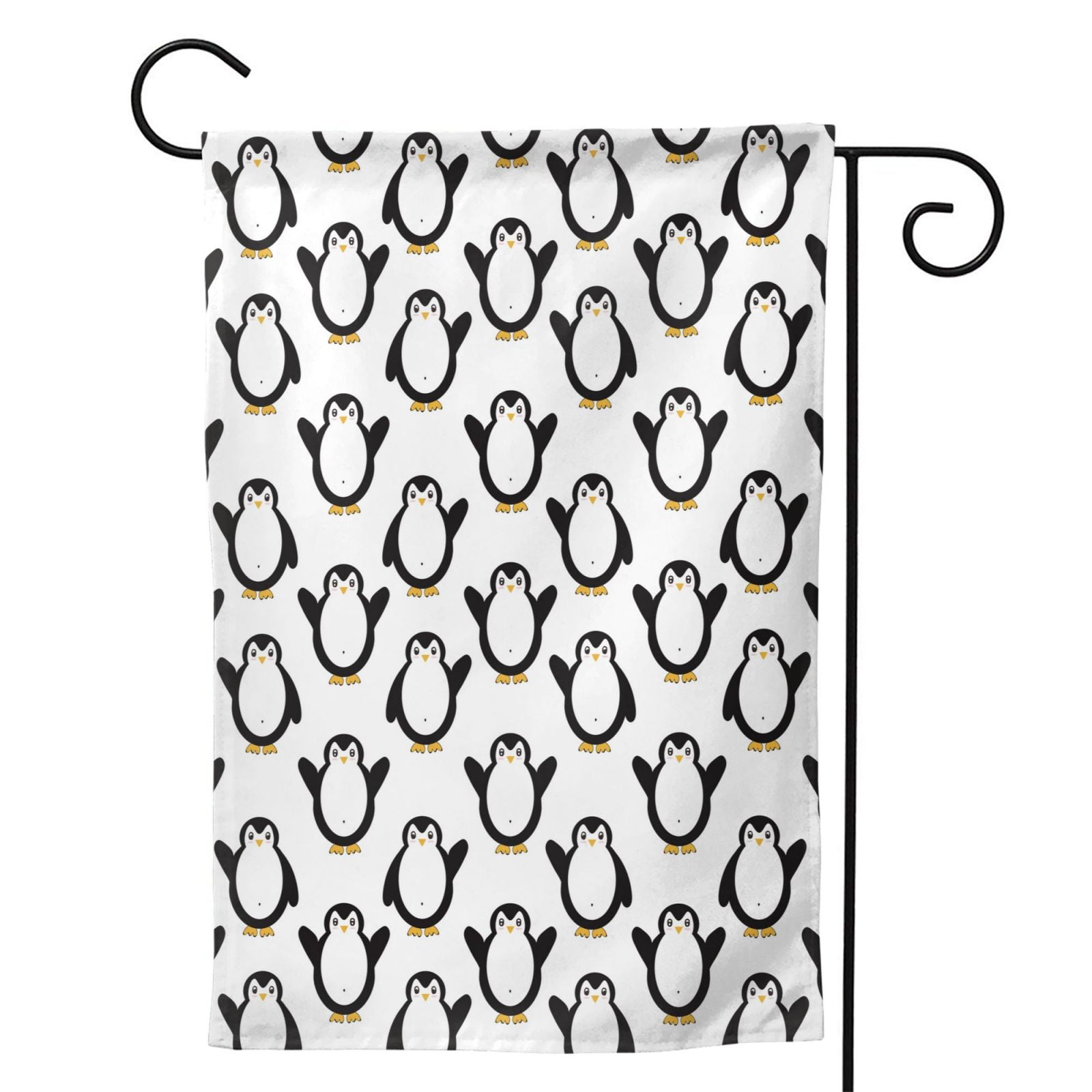 Sigee Lovely Penguin for Live Happy Decorative Small Garden Flag,Double ...