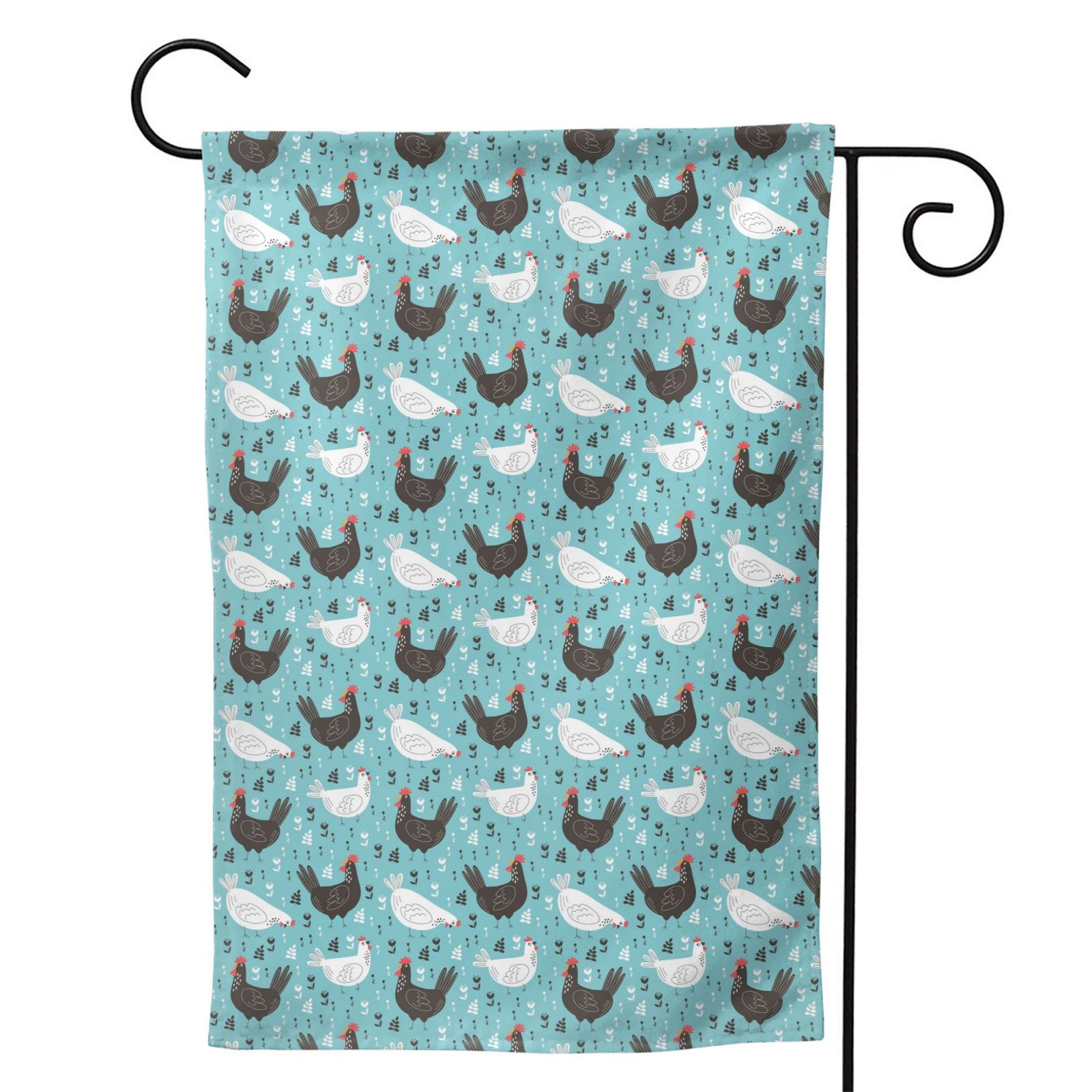 Sigee Lovely Roosters for Live Happy Decorative Small Garden Flag ...