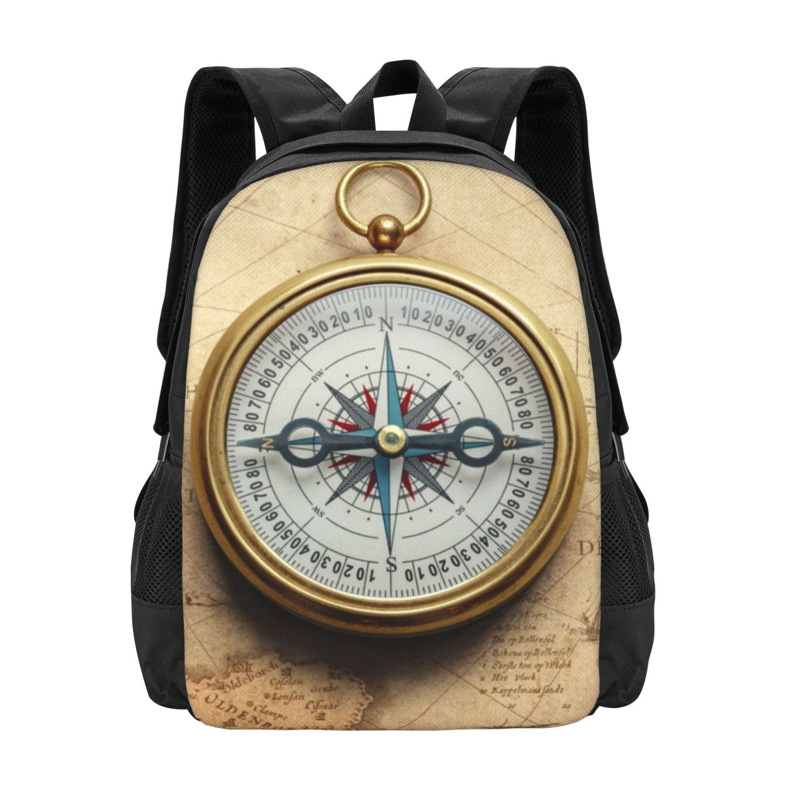 Sigee Magnetic Old Compass On World Map for Simple large capacity ...