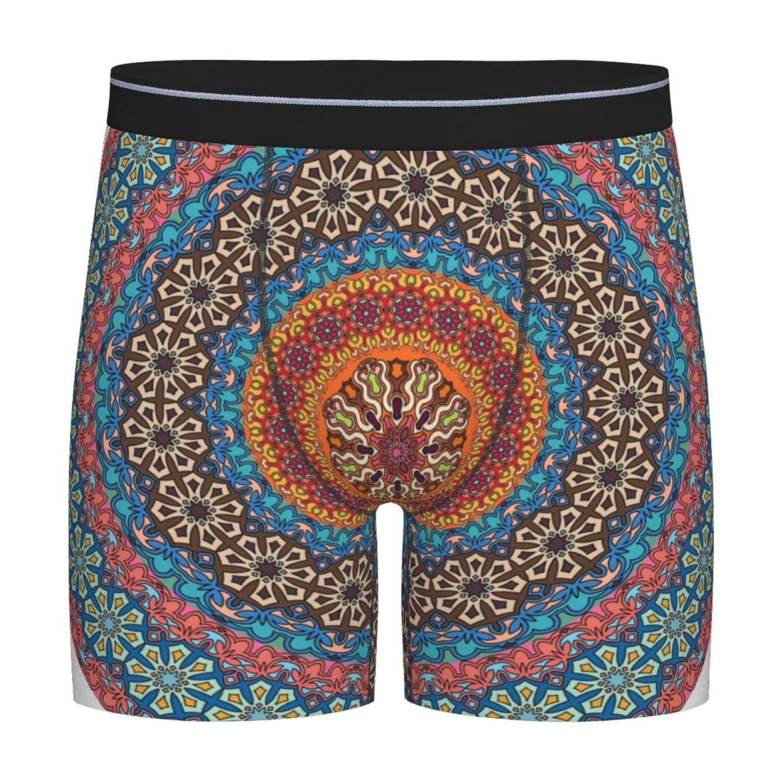 Sigee Mandala for Men's Boxer Briefs,Moisture Wicking and Breathable X ...