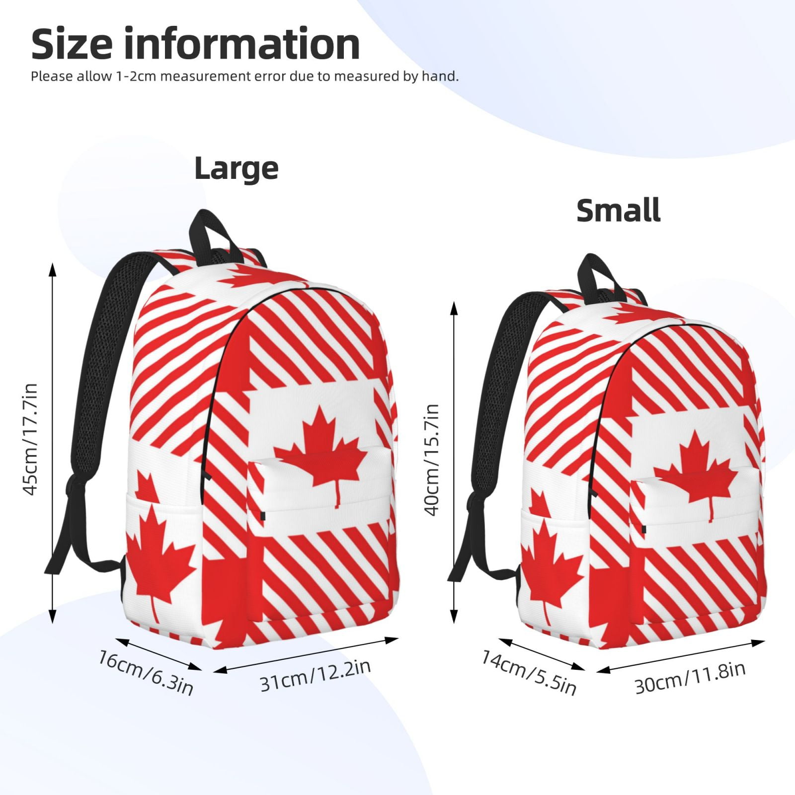 Sigee Maple Leaves1 for Canvas Large Capacity Laptop Backpack for Men ...