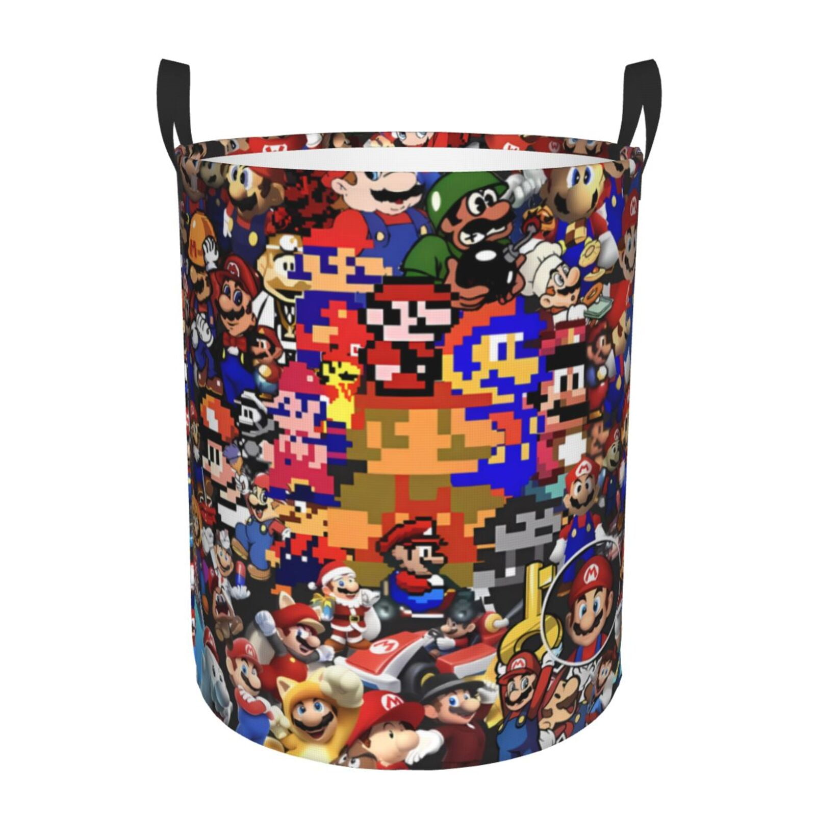Sigee Mario Ao Print Basket for Clothes Basket for Living Room Bedroom ...
