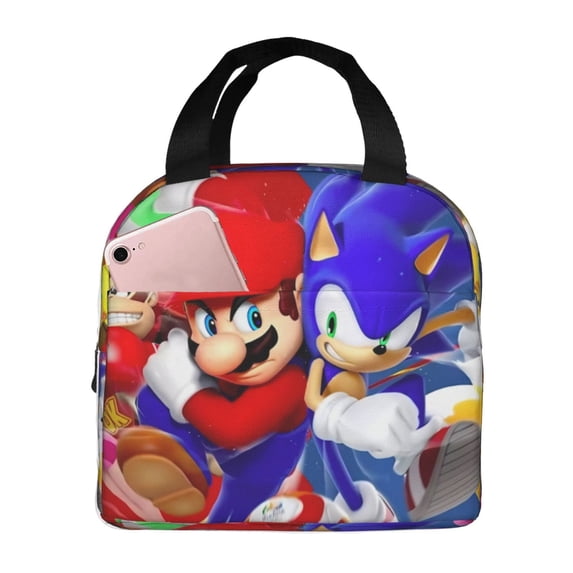 Sigee Mario Bi for Lunch Bag for Women Men, Reusable Lunch Bag ...