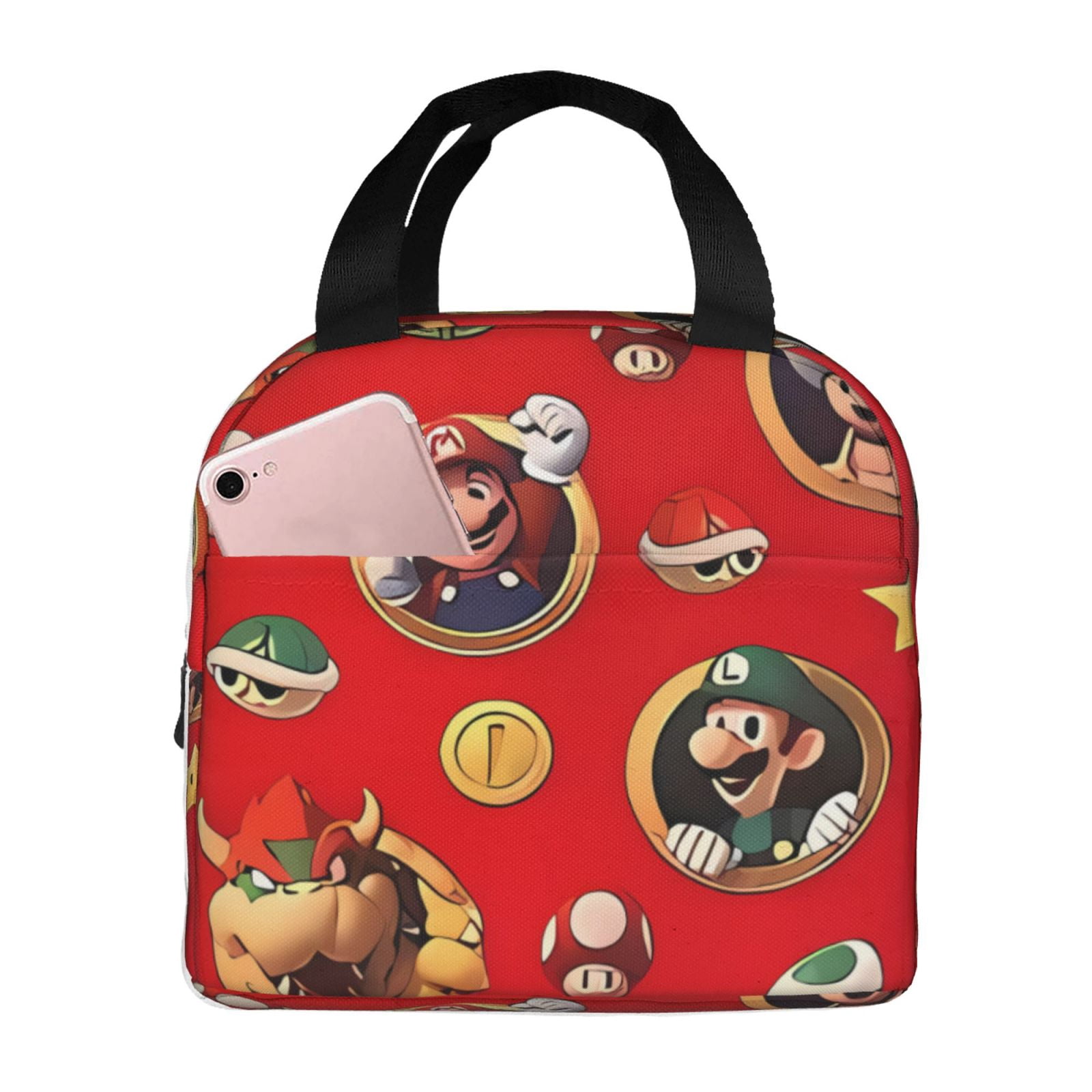 Sigee Mario Bv for Lunch Bag for Women Men, Reusable Lunch Bag Insulated Lunch Bag Lunch Box ...