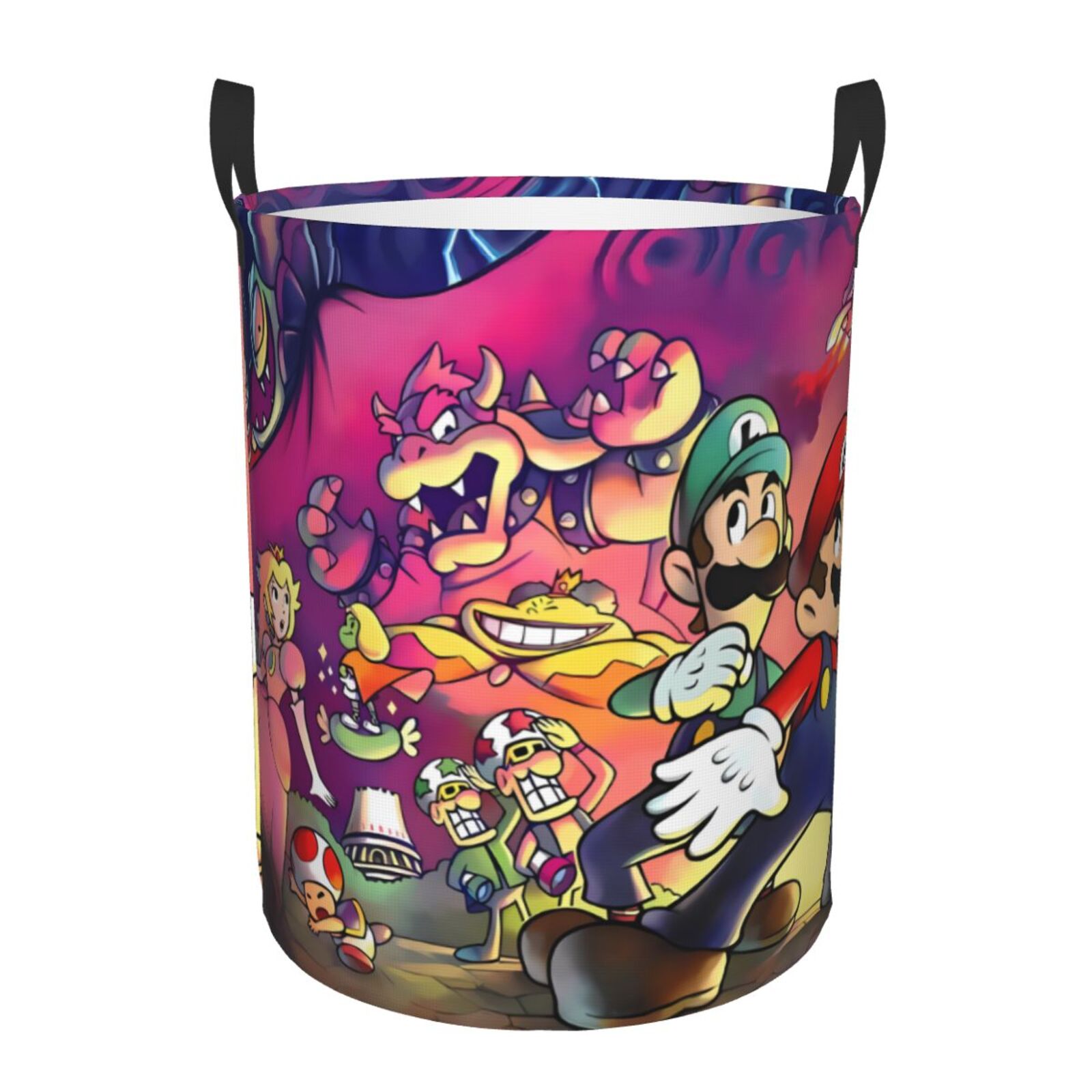 Sigee Mario Z Print Basket for Clothes Basket for Living Room Bedroom ...