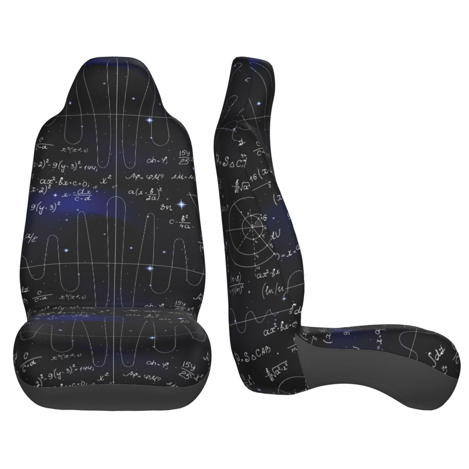 Sigee Mathematica Science for Universal Car Seat Covers, Premium Car ...