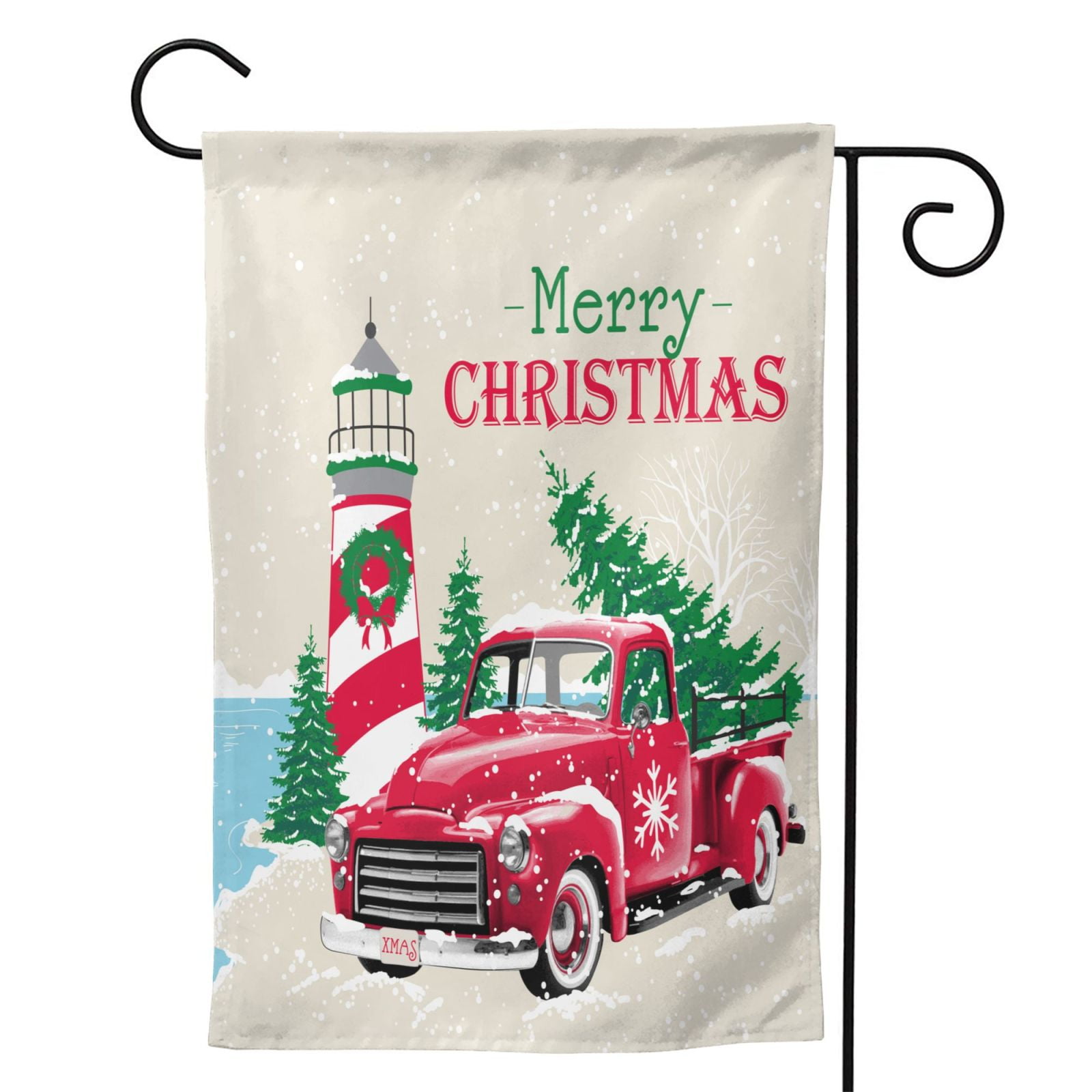 Sigee Merry Christmas 1 for Live Happy Decorative Small Garden Flag ...