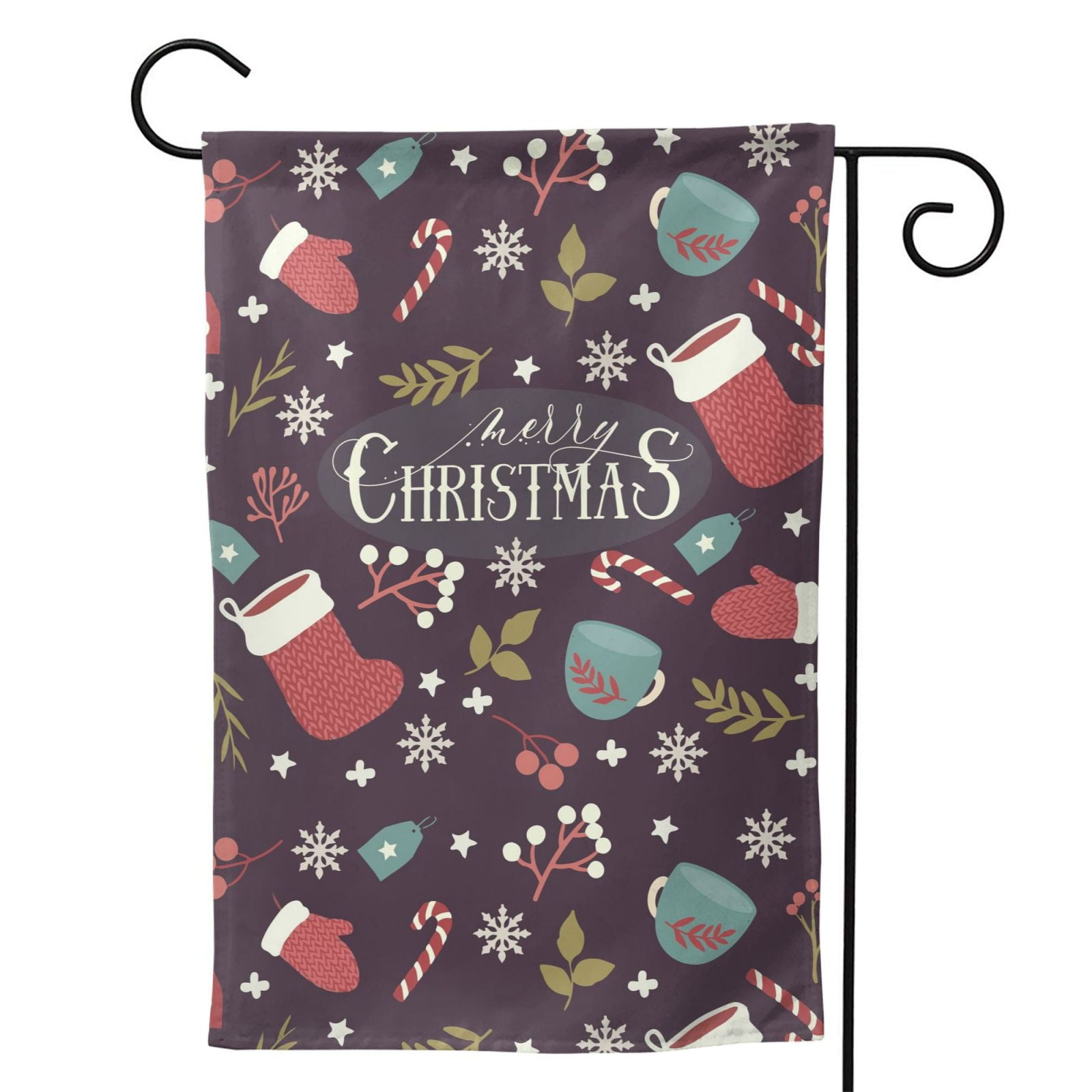 Sigee Merry Christmas for Live Happy Decorative Small Garden Flag ...