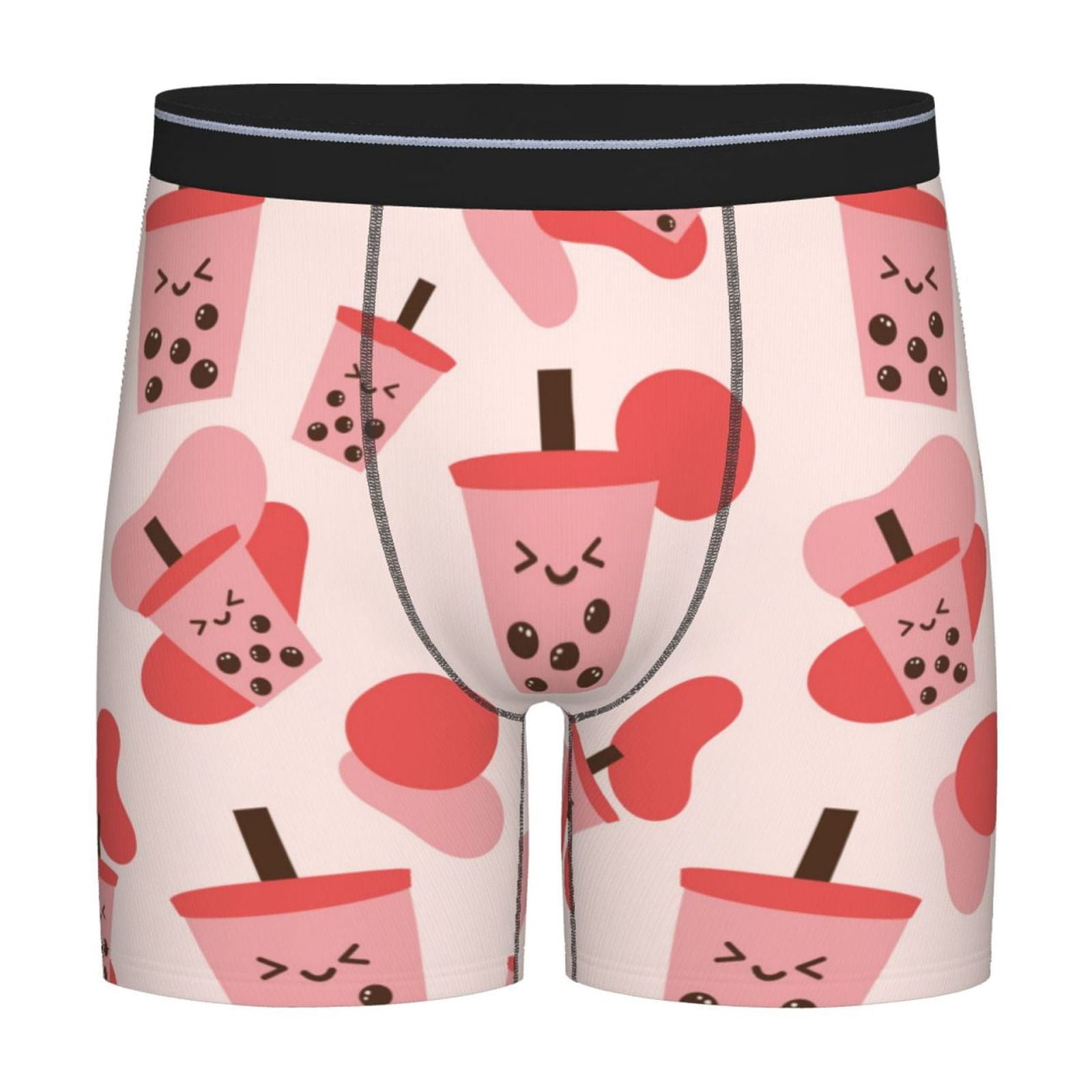 Sigee Milk Tea for Men's Boxer Briefs,Moisture Wicking and Breathable ...